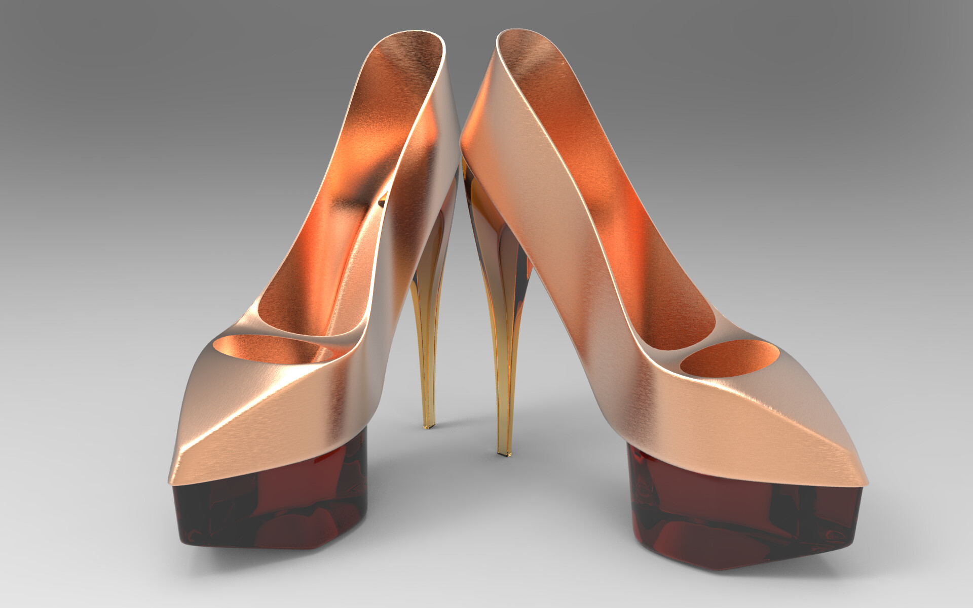 ArtStation - Low poly High Heels
