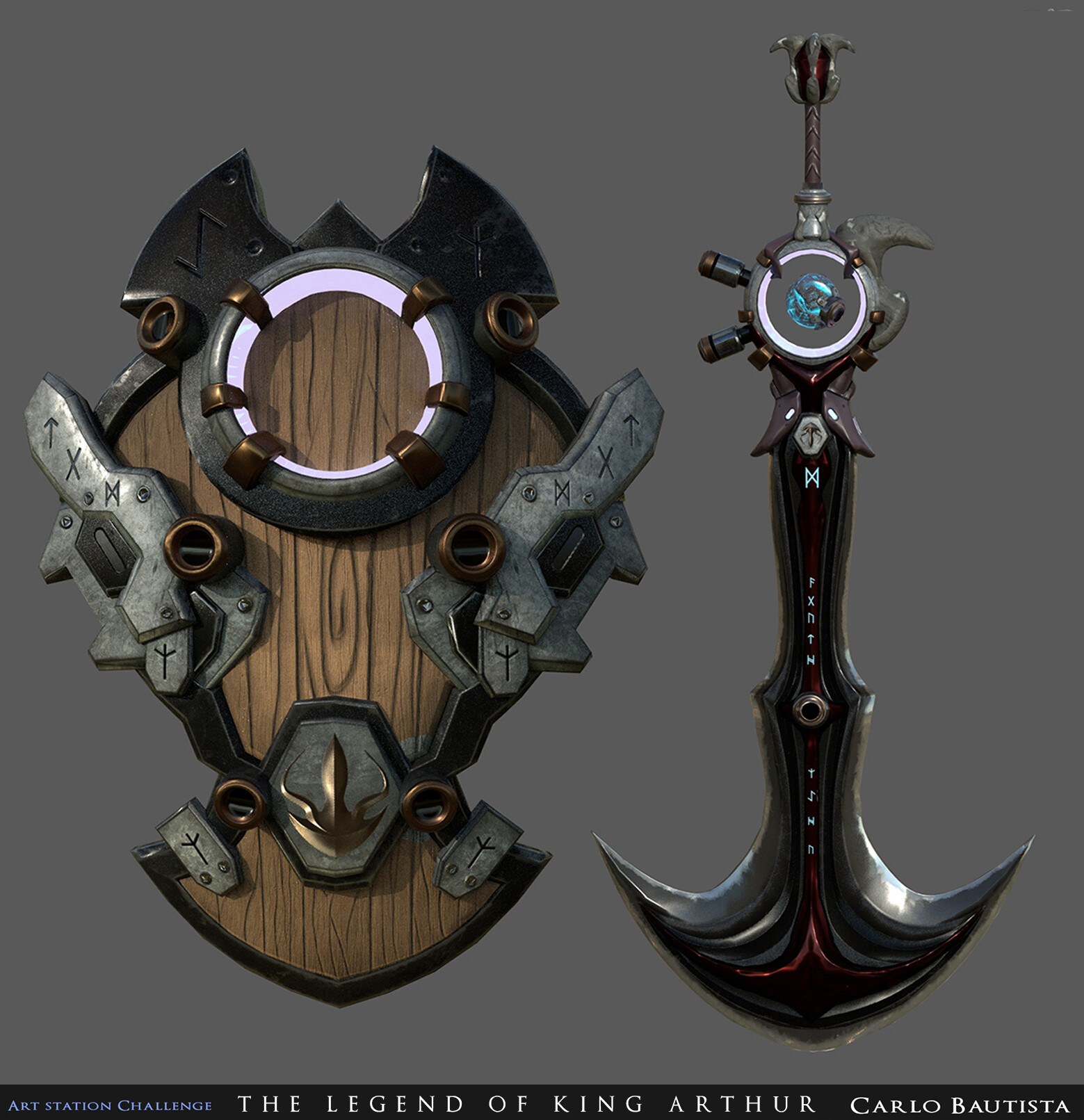 ArtStation - Sword And Shield