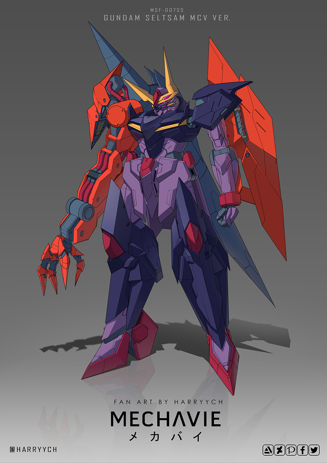 ArtStation - MSF-007SS GUNDAM SELTSAM MCV VER.