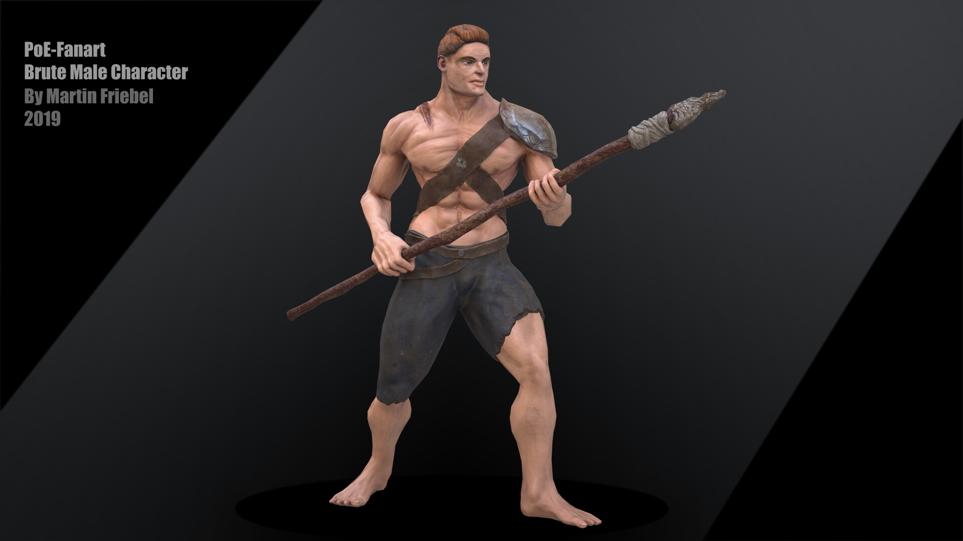 ArtStation - Path of Exile - Fanart // Brute Male Character
