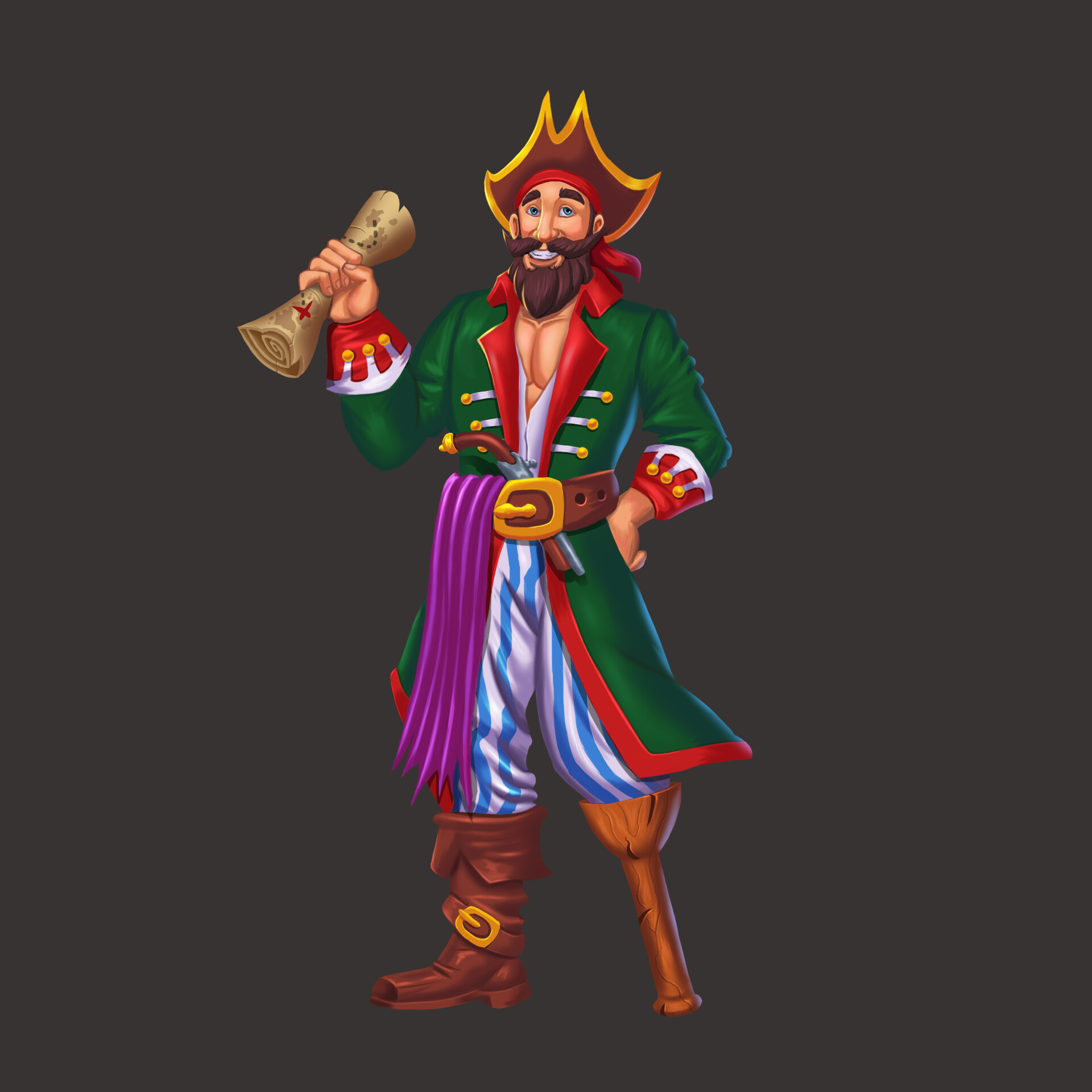 ArtStation - Pirate Captain