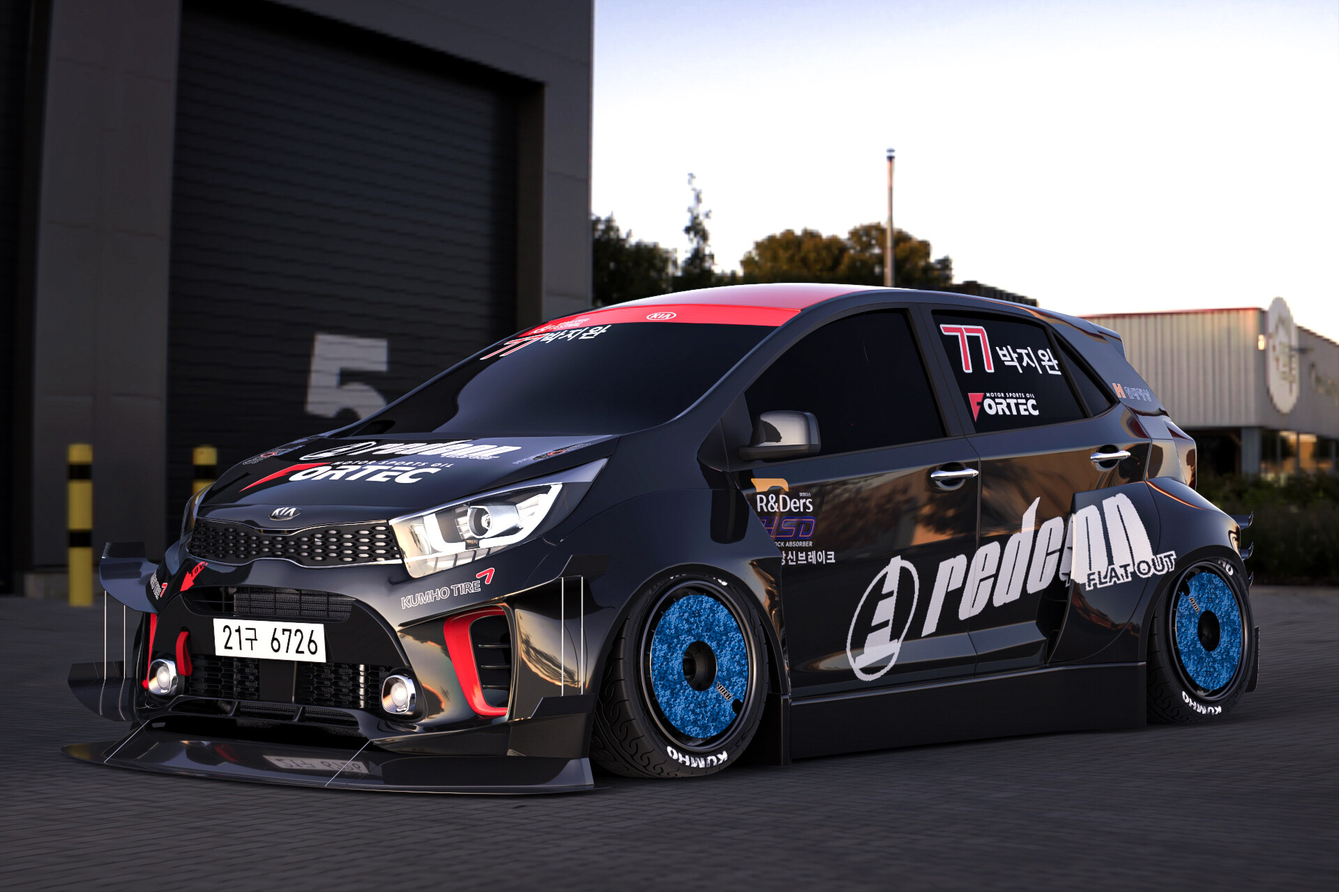 ArtStation - Kia Morning / Picanto Racing Livery