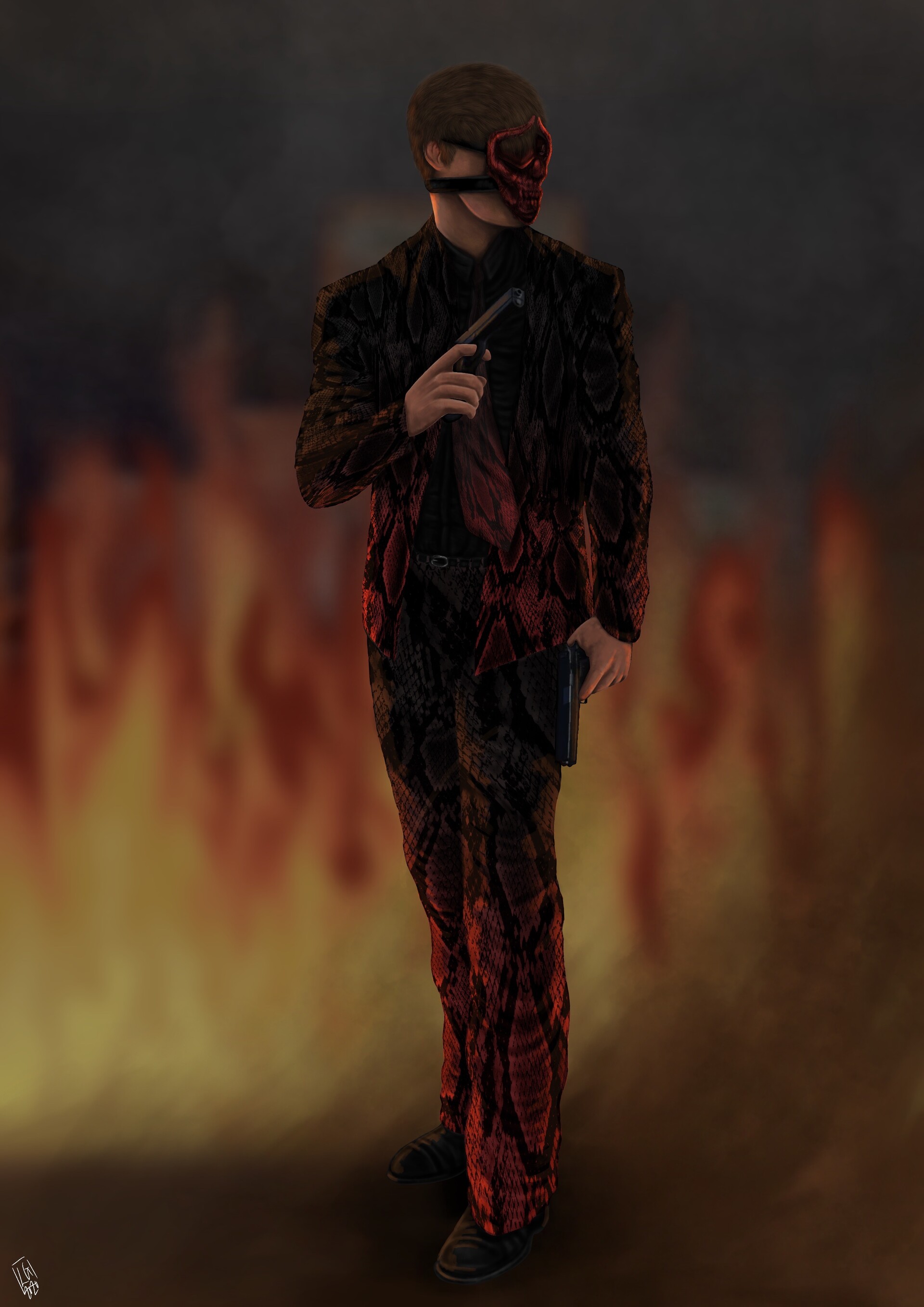 ArtStation - ‘Villain’ Concept Art Character Design Final Piece