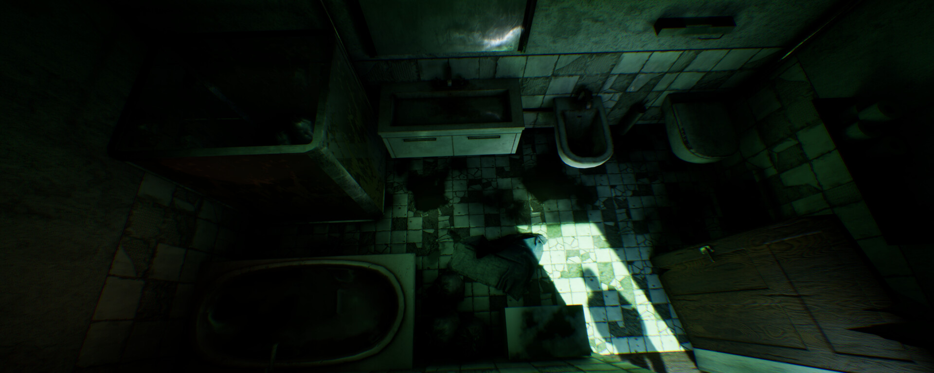 ArtStation - PostApocalyptic Bathroom - Mood Study