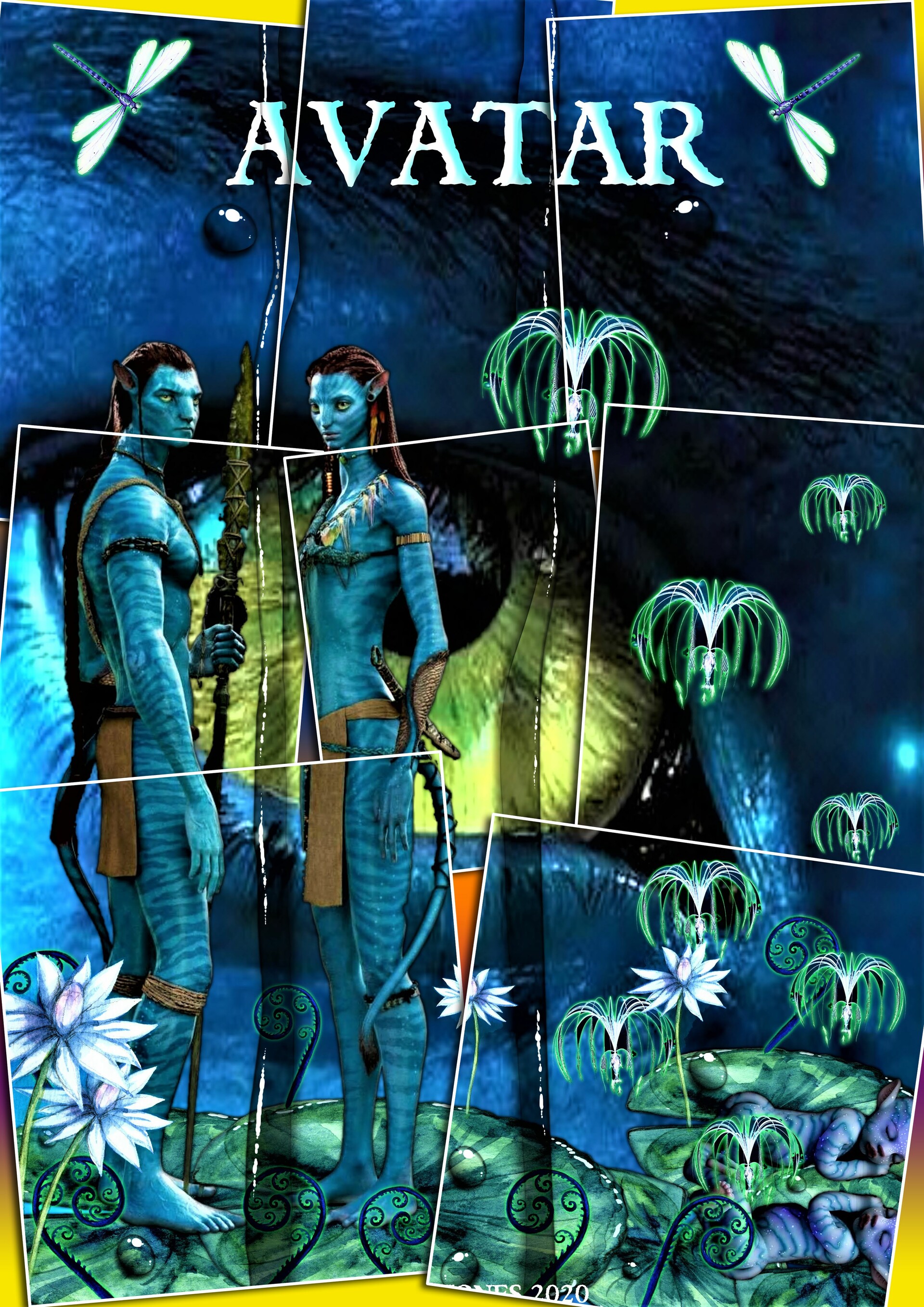 ArtStation - Homage to Avatar 2 made with elements adobe