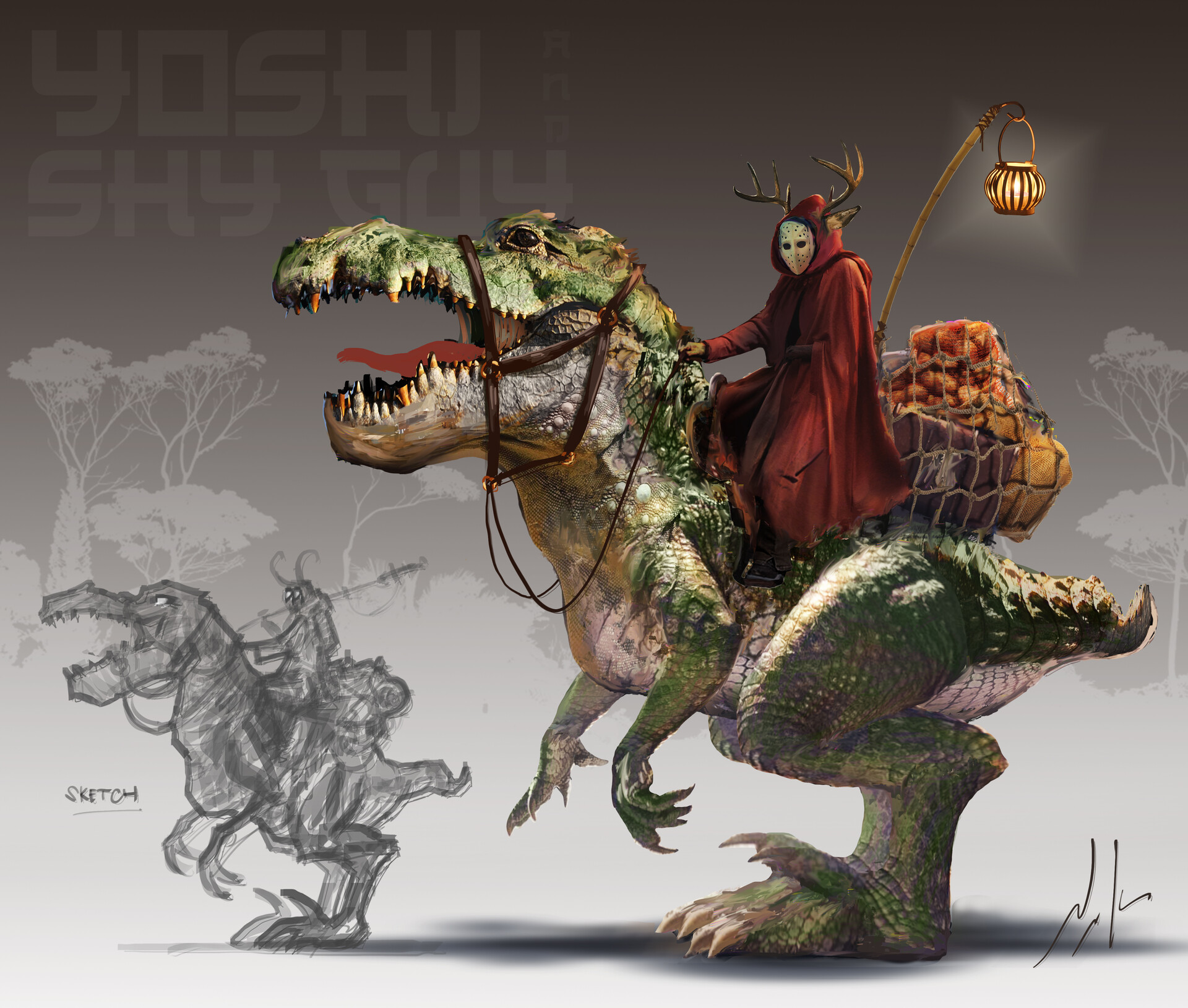 ArtStation - Yoshi and ShyGuy