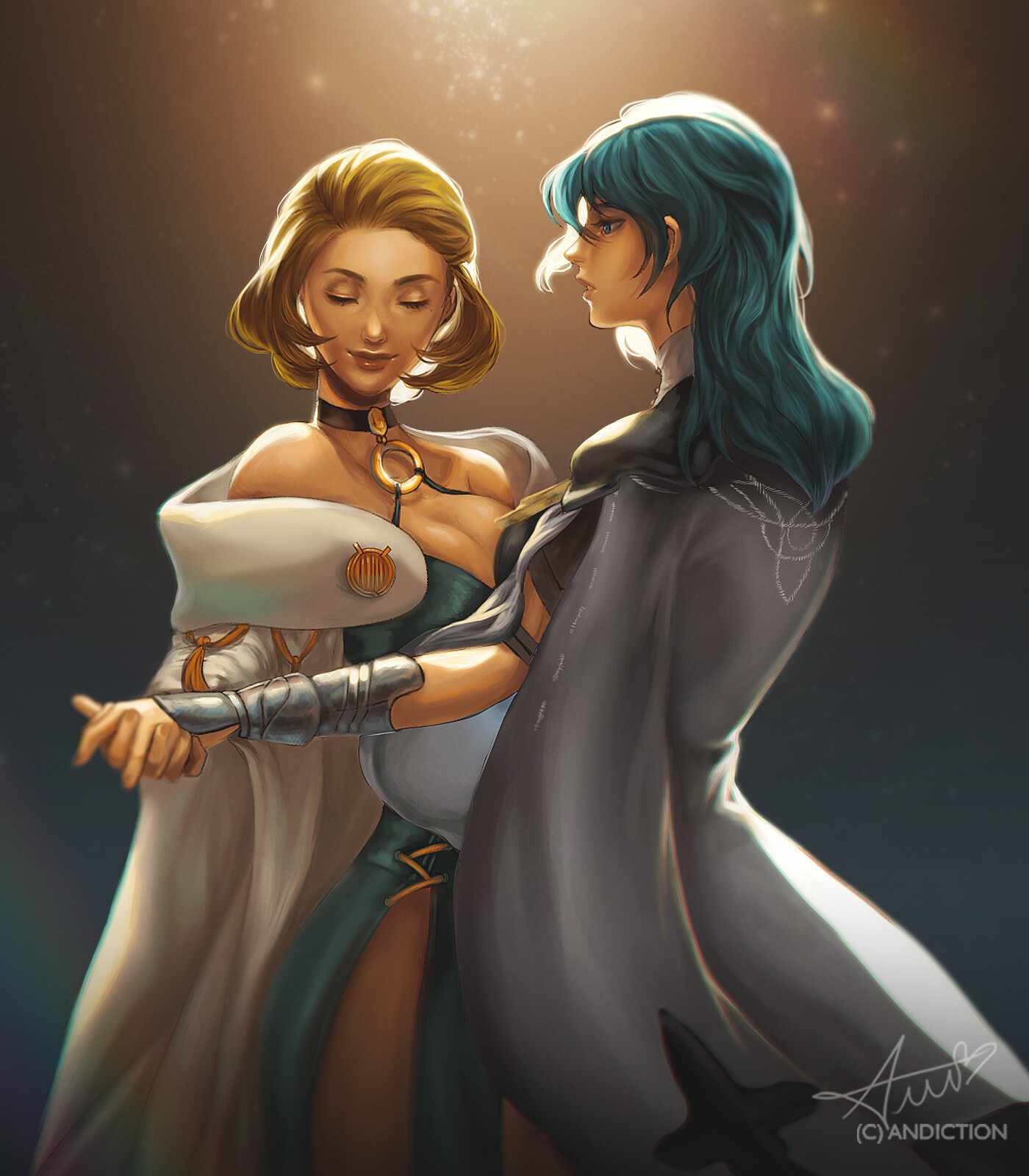 ArtStation - Byleth and Manuela - Fire Emblem: 3H