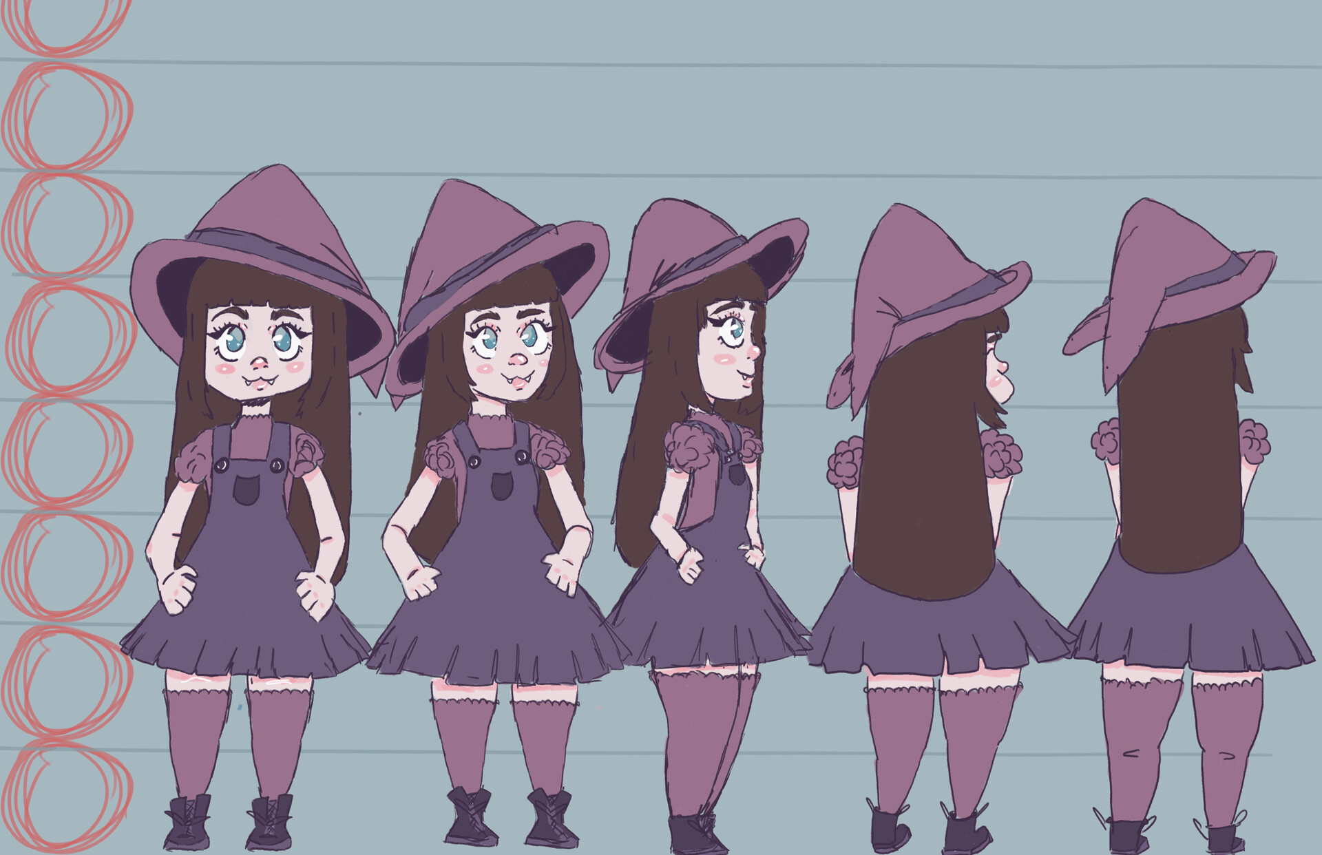 ArtStation - Character Turn Around Sheet (Maye)