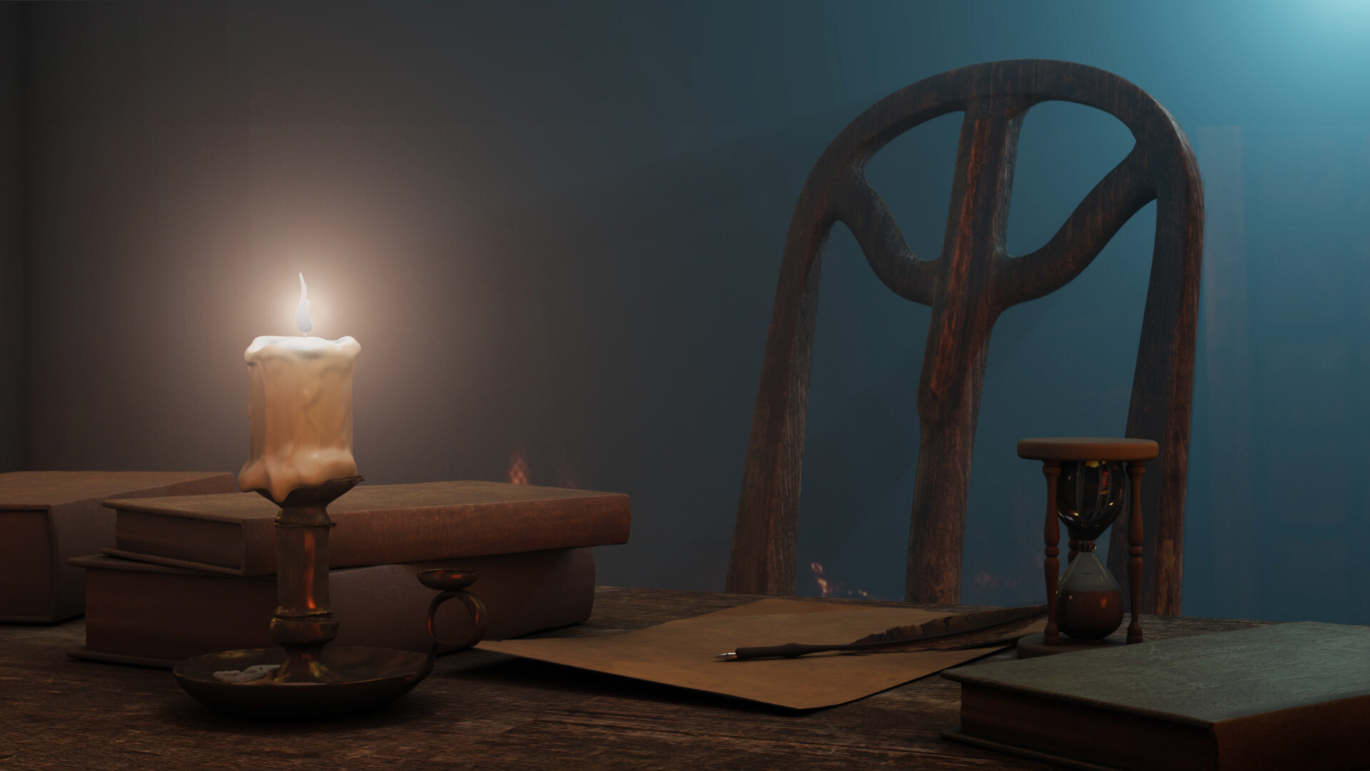 ArtStation - Wizard_desk