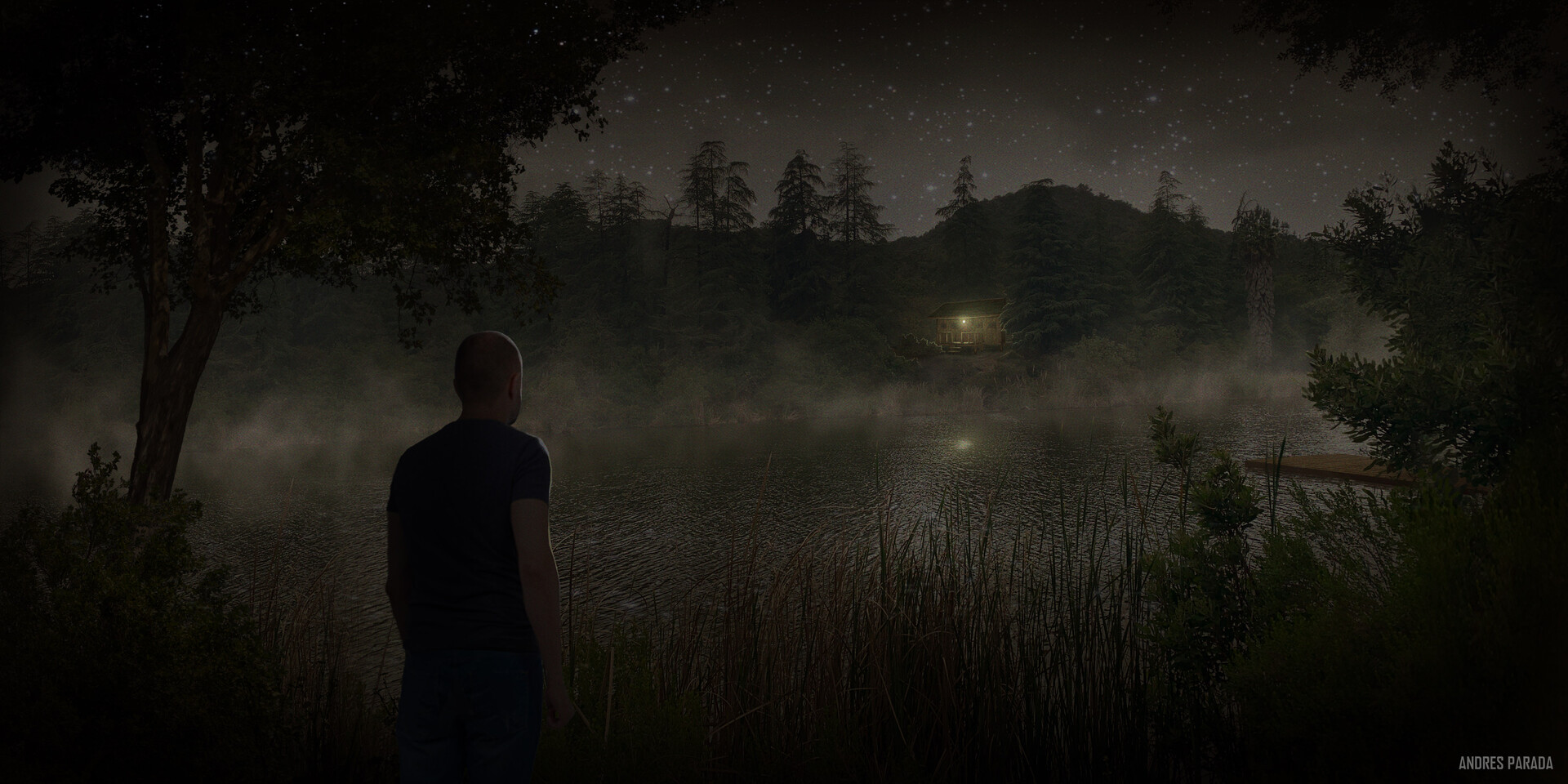 ANDRES PARADA - American Horror Story 1984: Camp Redwood - Camp Sign ...