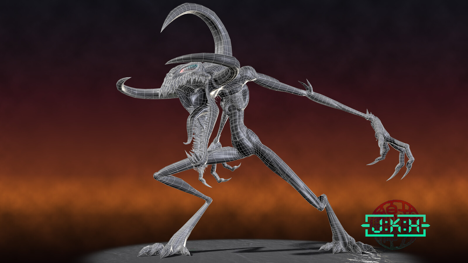 Jeremy Huang - Violator fan art 3D character model