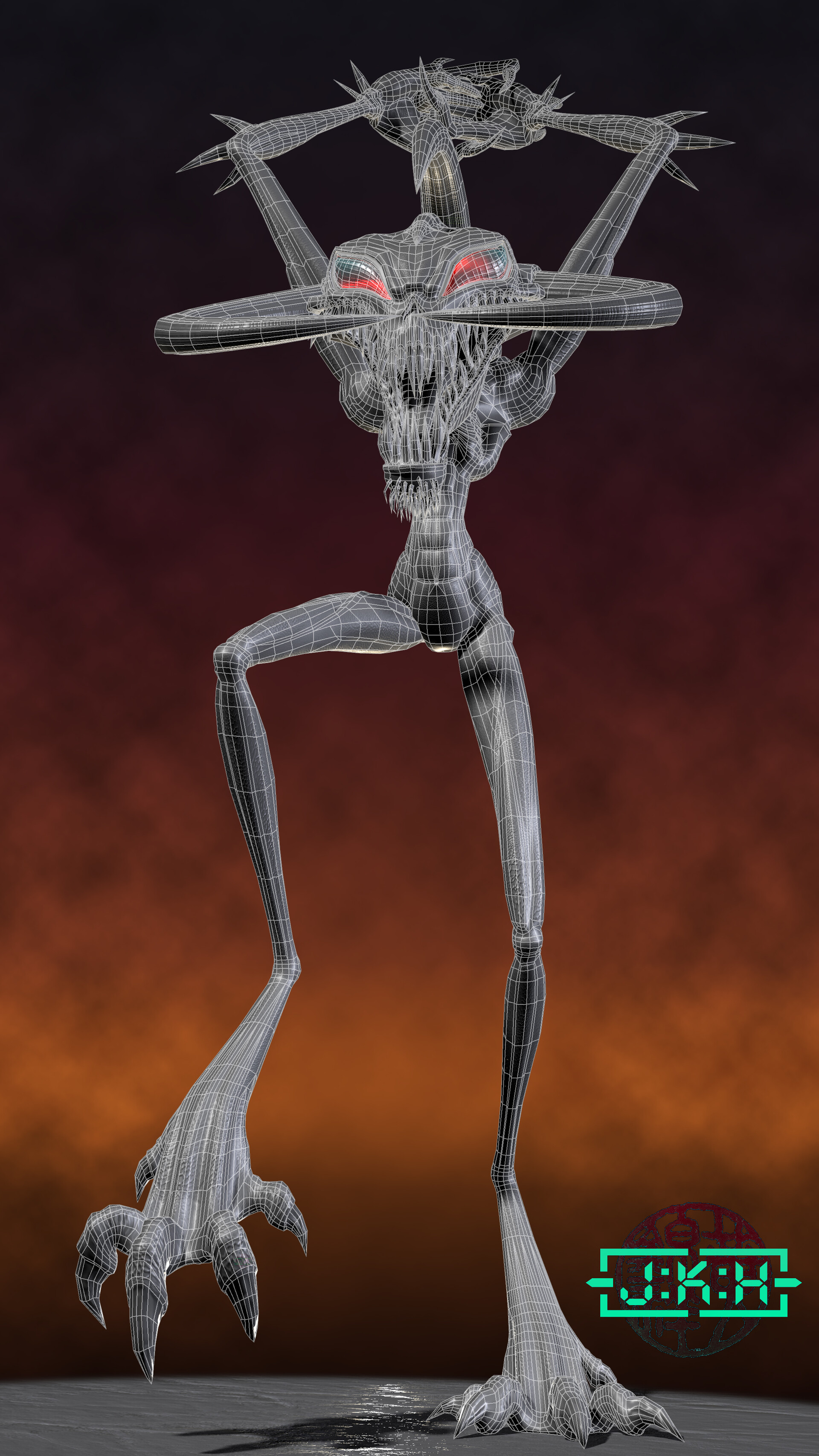 Jeremy Huang - Violator fan art 3D character model