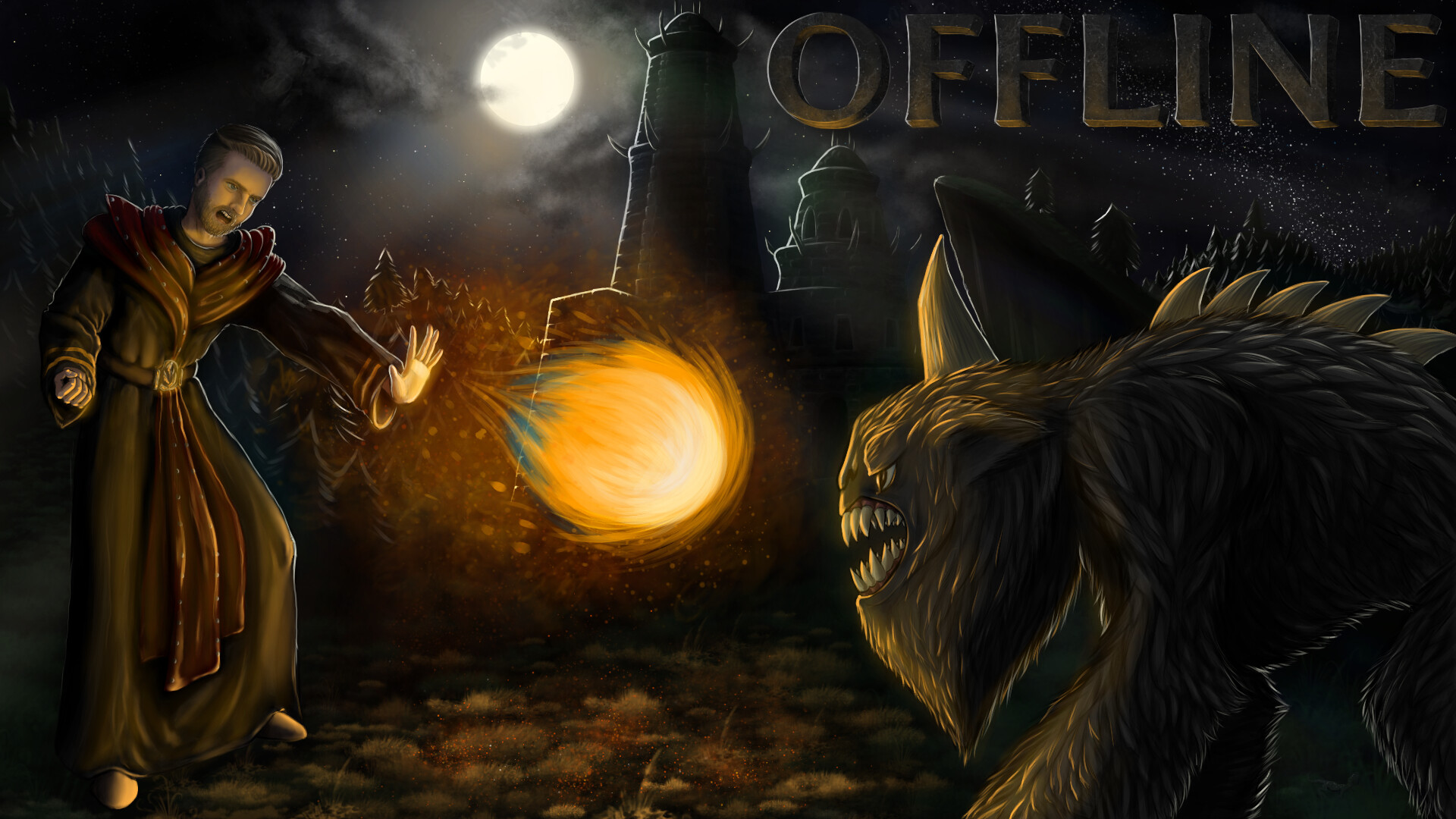 ArtStation - GOTHIC THEME OFFLINE SCREEN