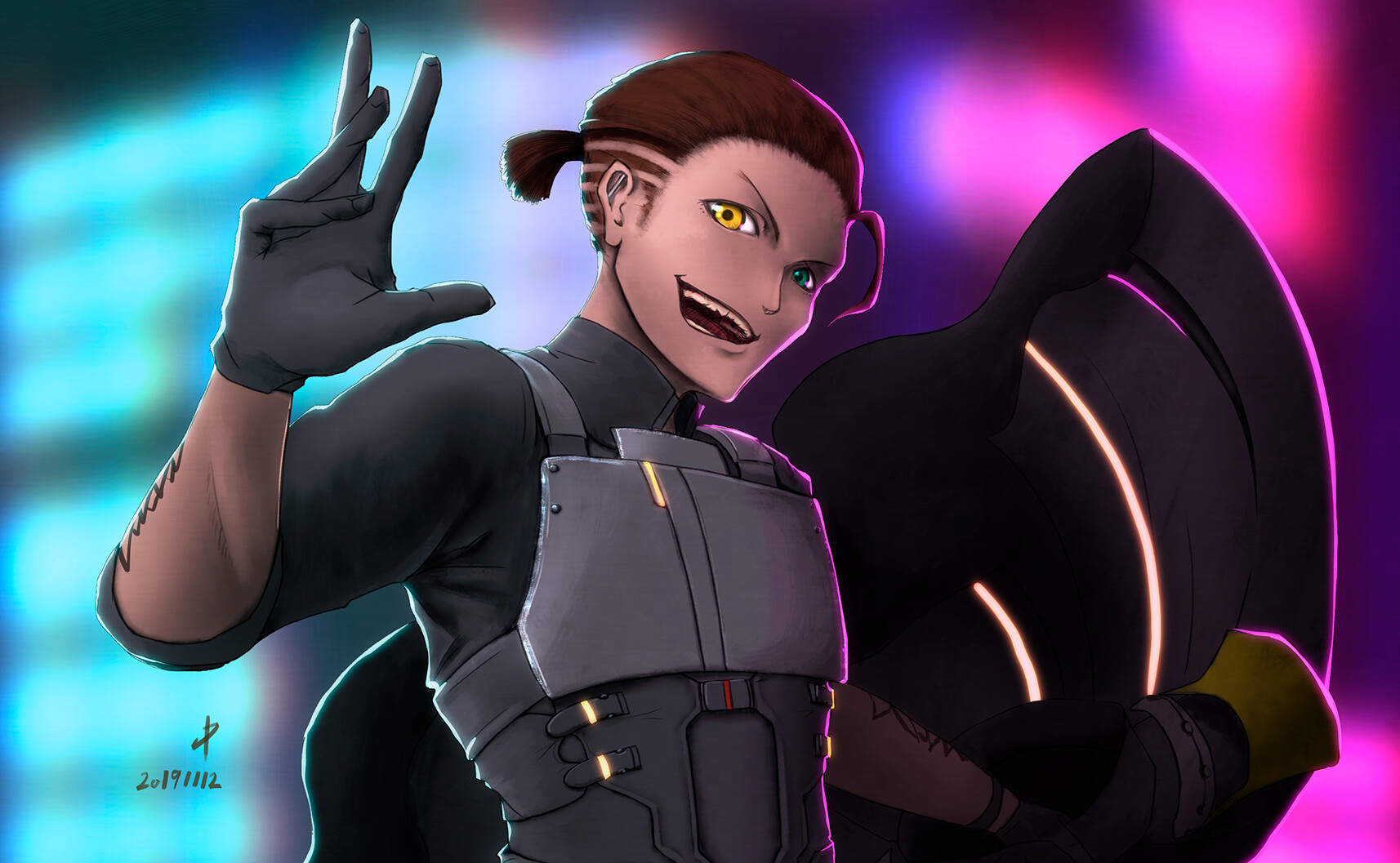 ArtStation - Issac ("SEVEN's CODE" fanart)