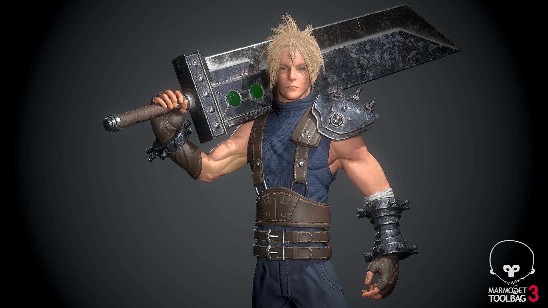 ArtStation - Cloud Strife FF7 FANART