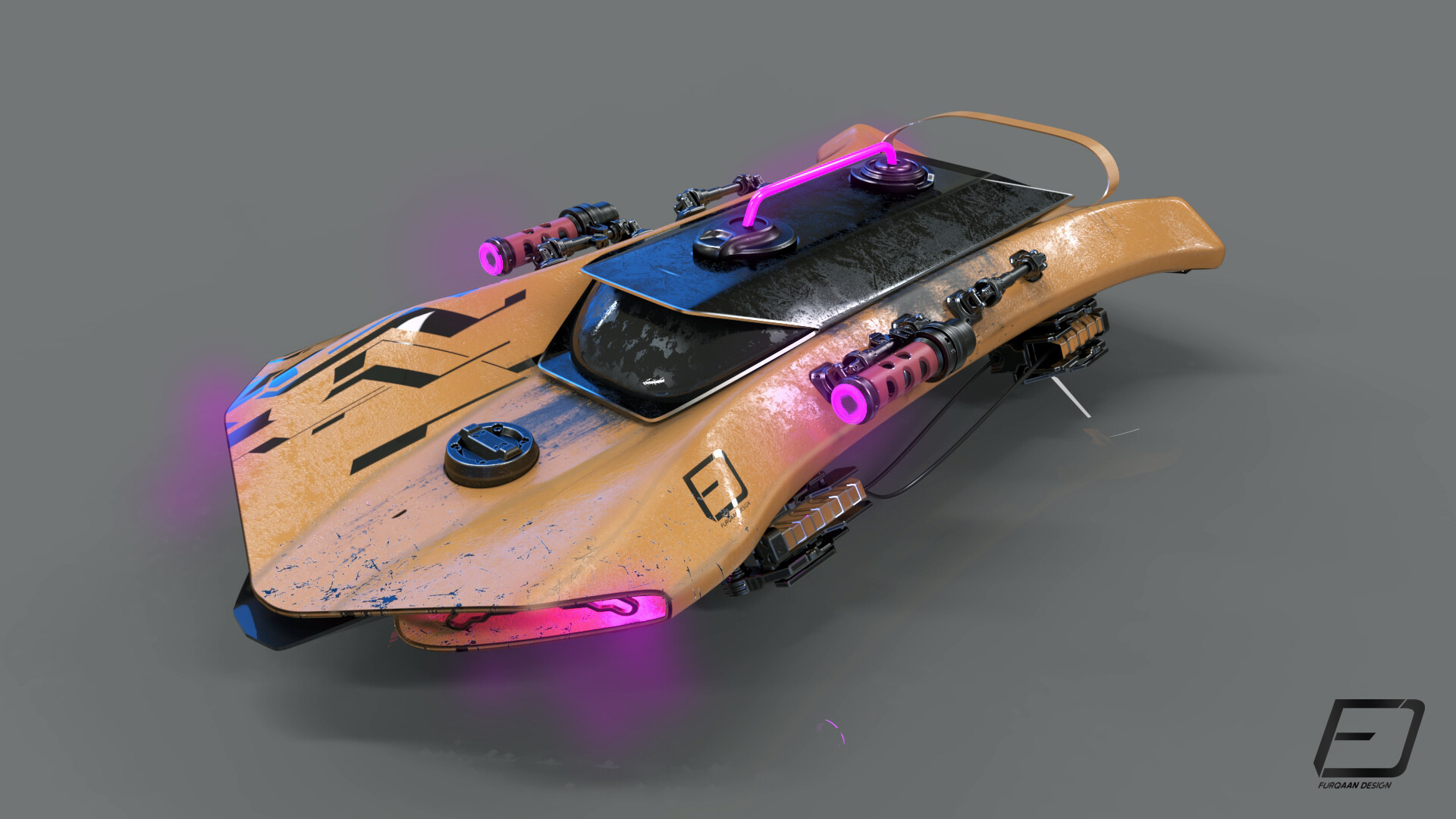 ArtStation - CyberPunk Car