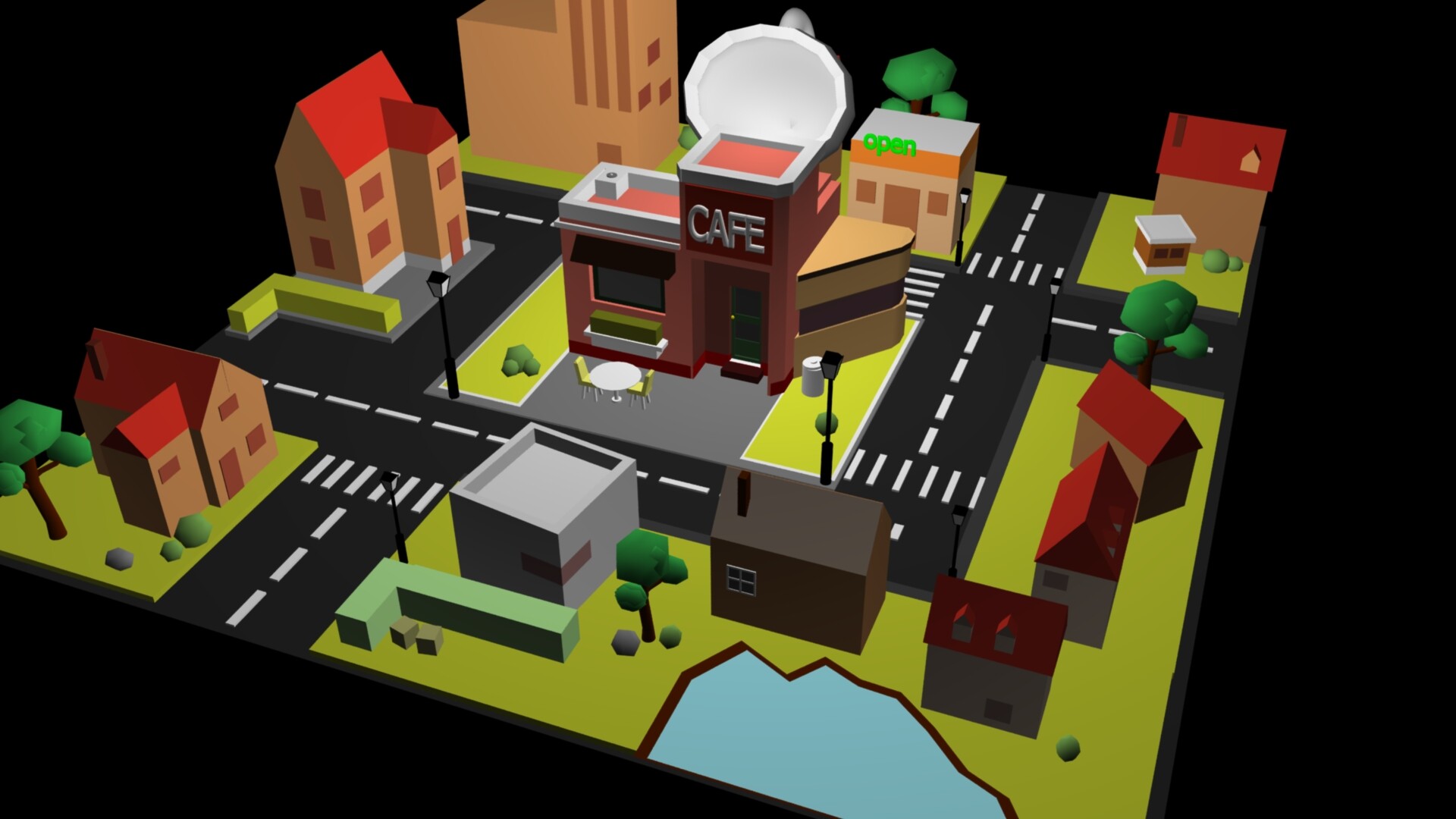 ArtStation - 3d low poly model