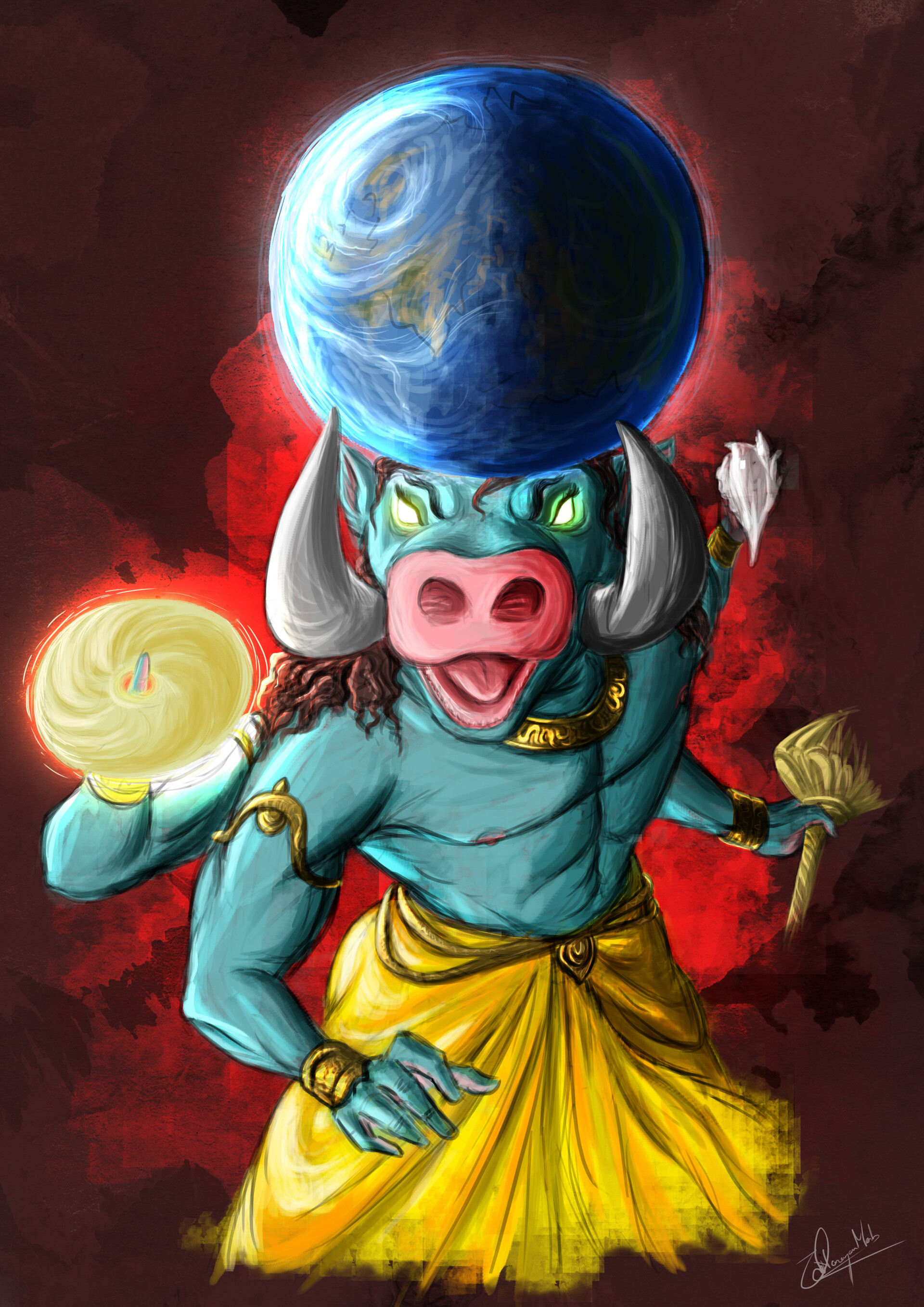 ArtStation - "Varah" the 3rd incarnation