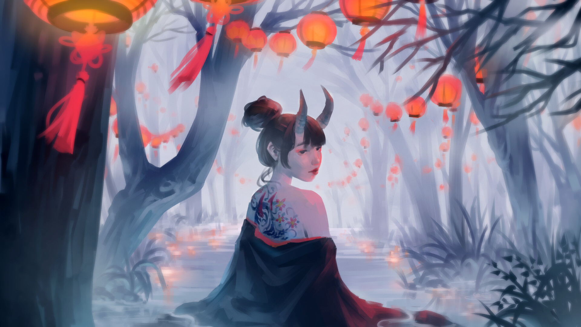 ArtStation - Misty Woods