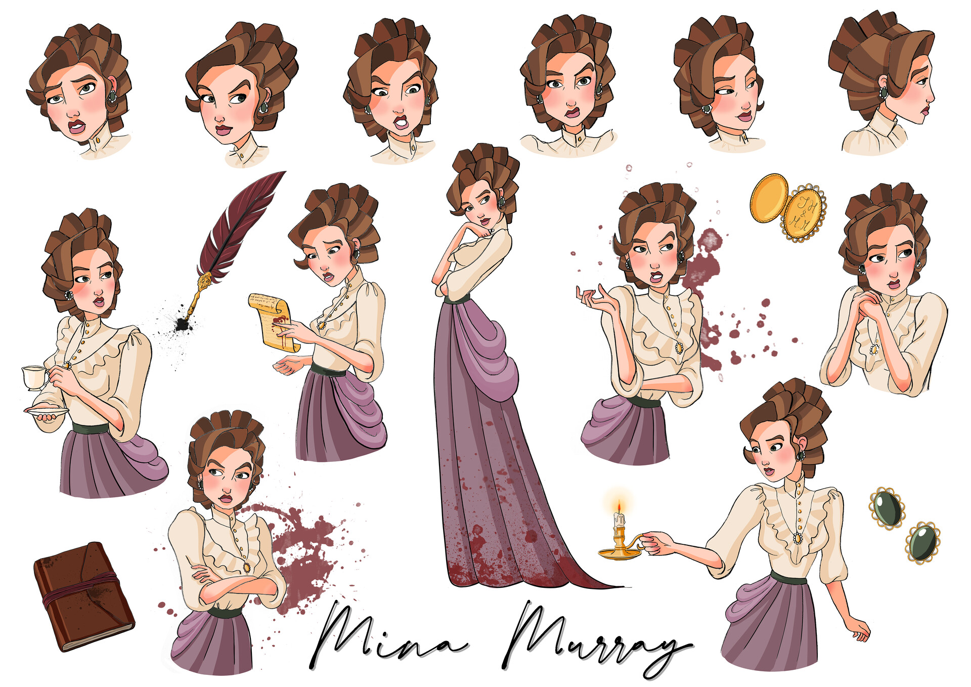 ArtStation - Mina Murray Character Design