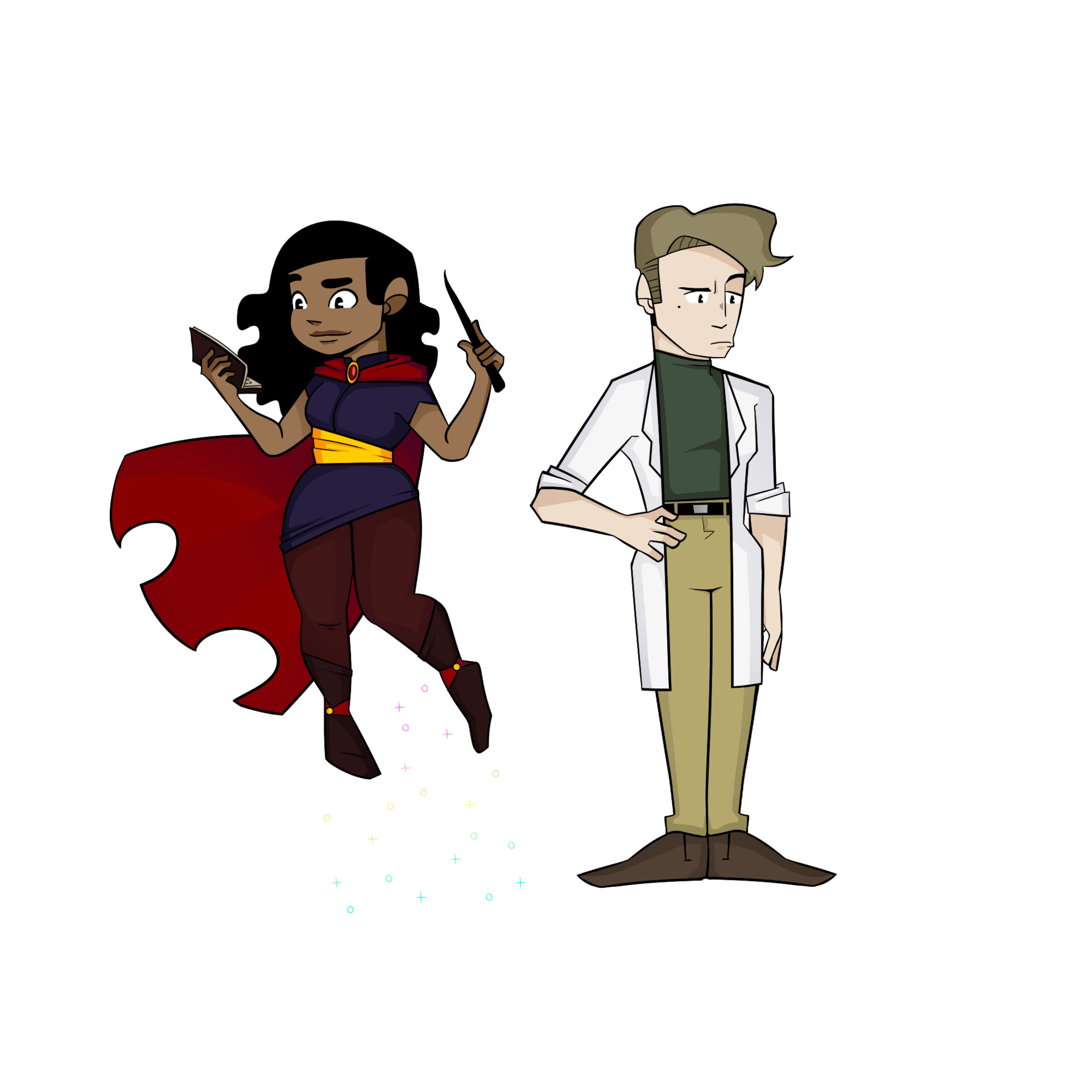 ArtStation - Wizard and a Scientist