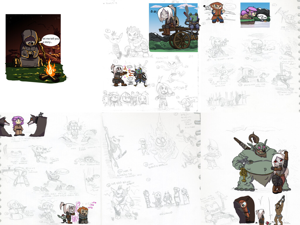 ArtStation - D&D game illustrated