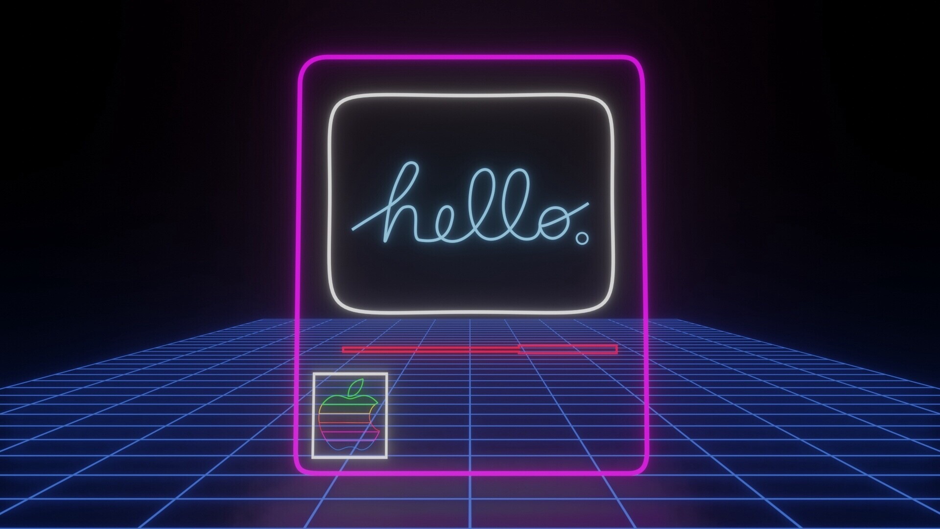 ArtStation - Neon Macintosh plus
