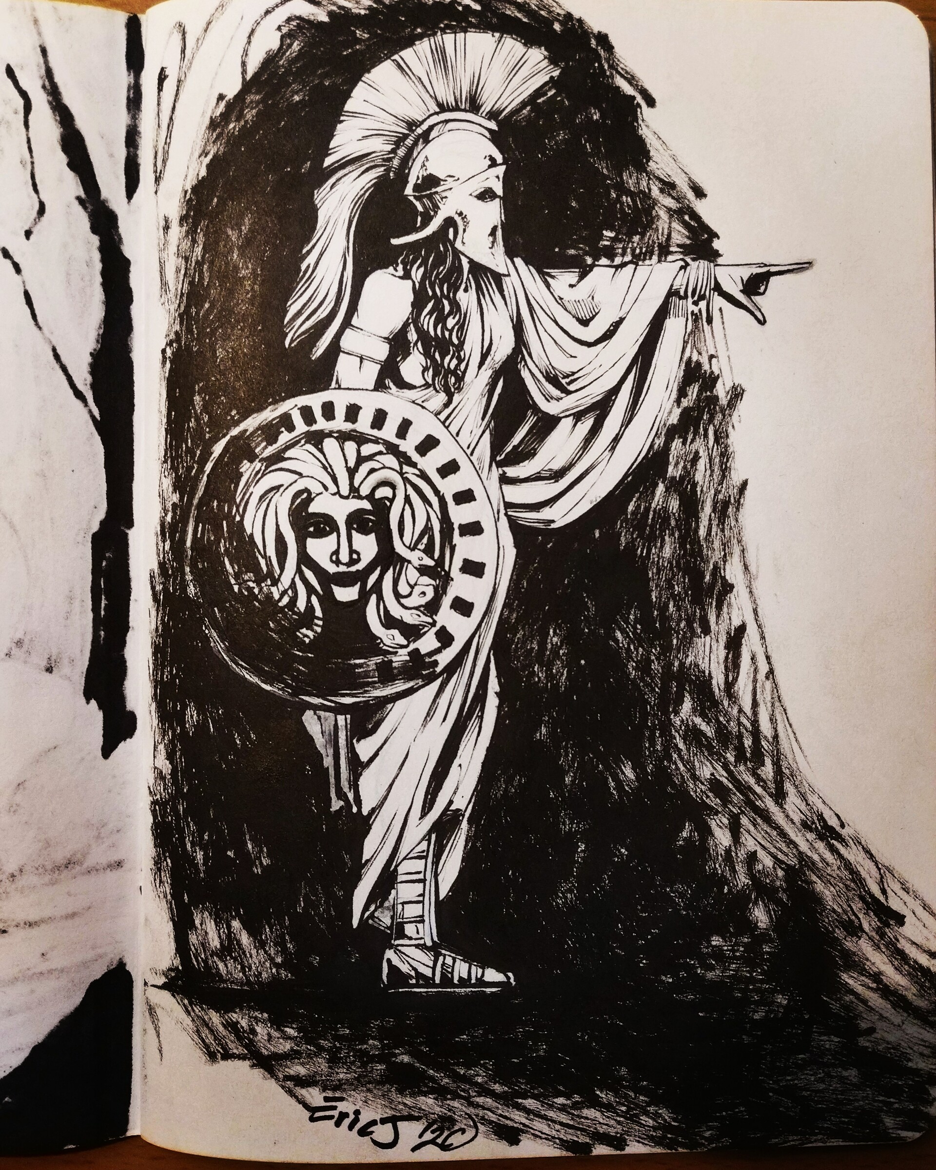 ArtStation - Athena Sketch