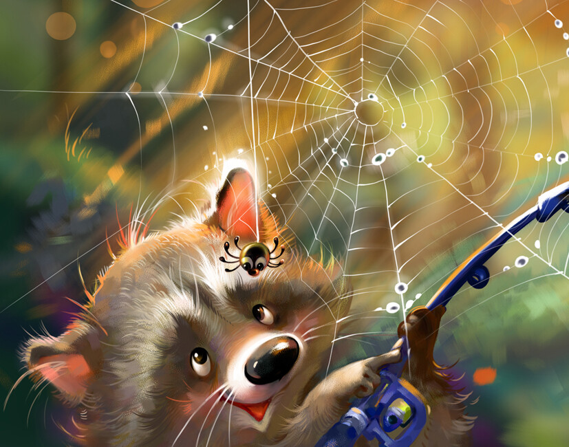 ArtStation - Little raccoon