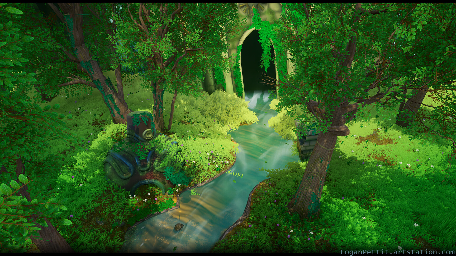 Logan Pettit - Forest Temple (UE4 Environment)