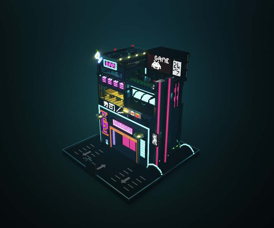 ArtStation - Voxel environment