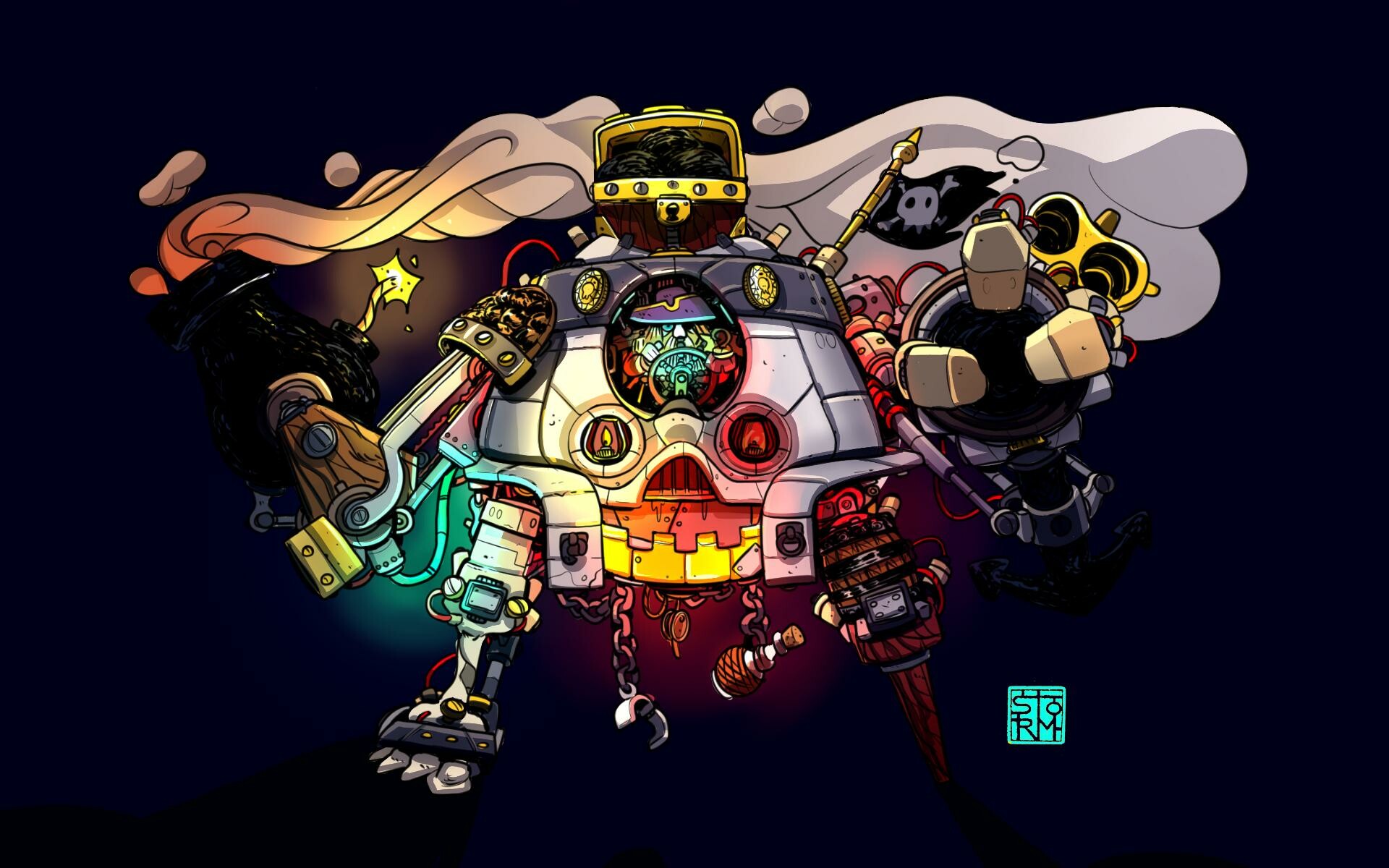 ArtStation - Pirate Mech