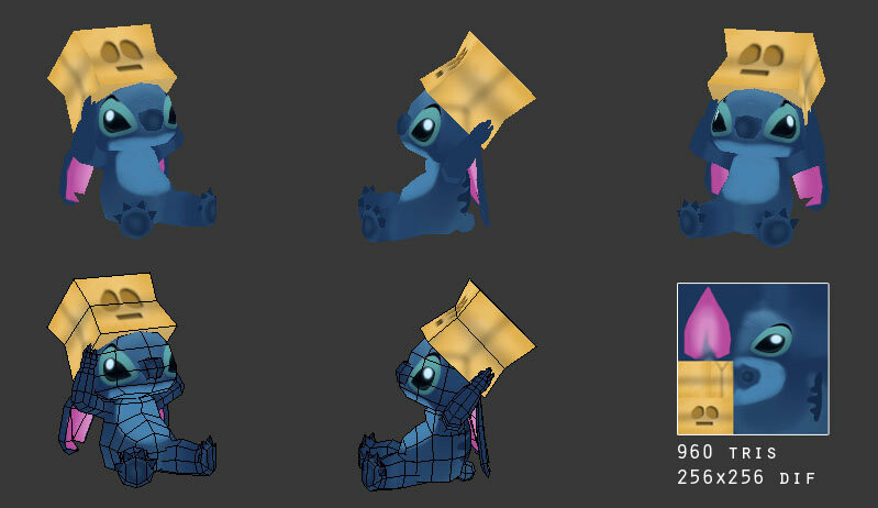 ArtStation - Low Poly Disney