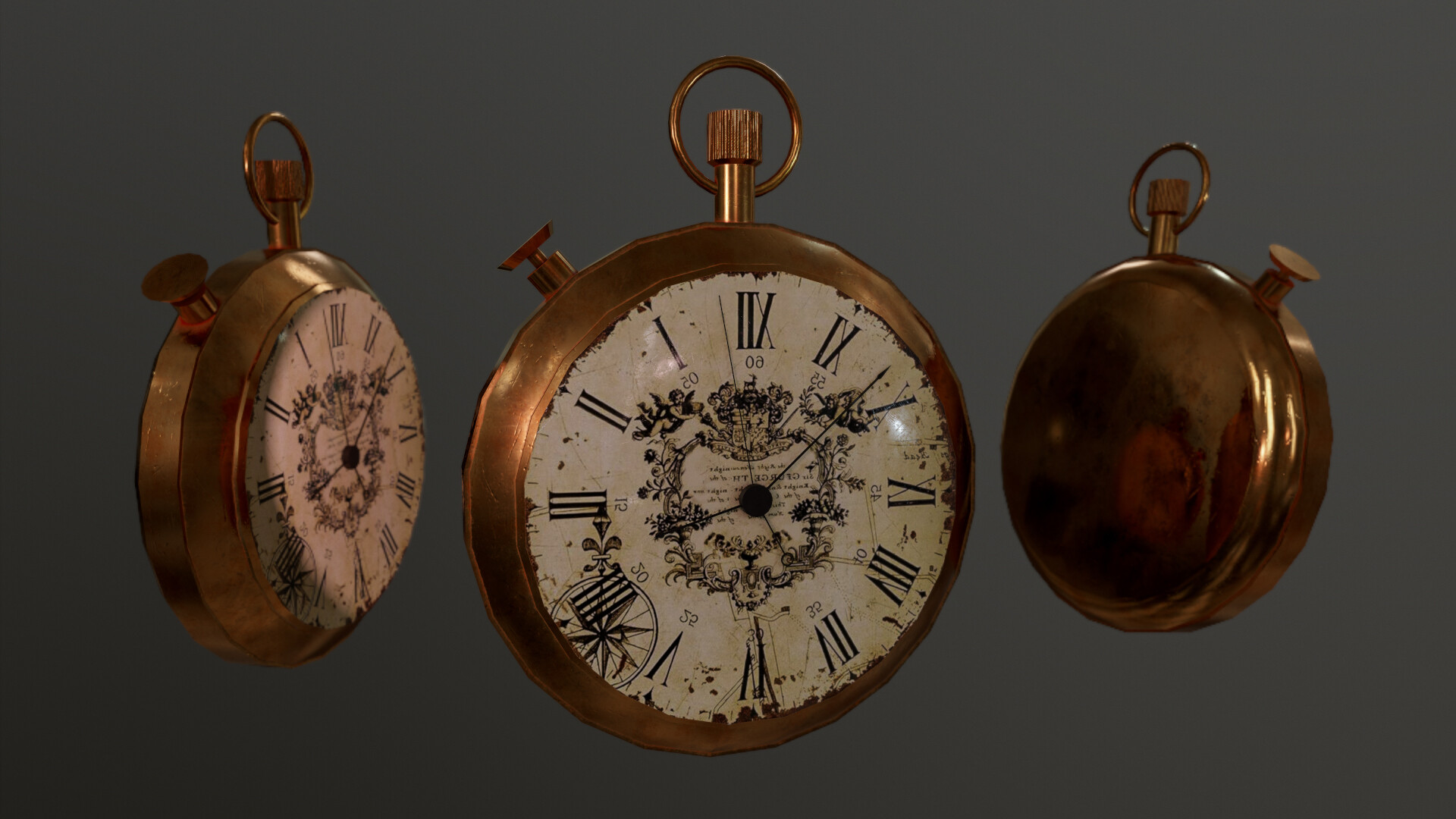 ArtStation - Vintage Pocket Watch