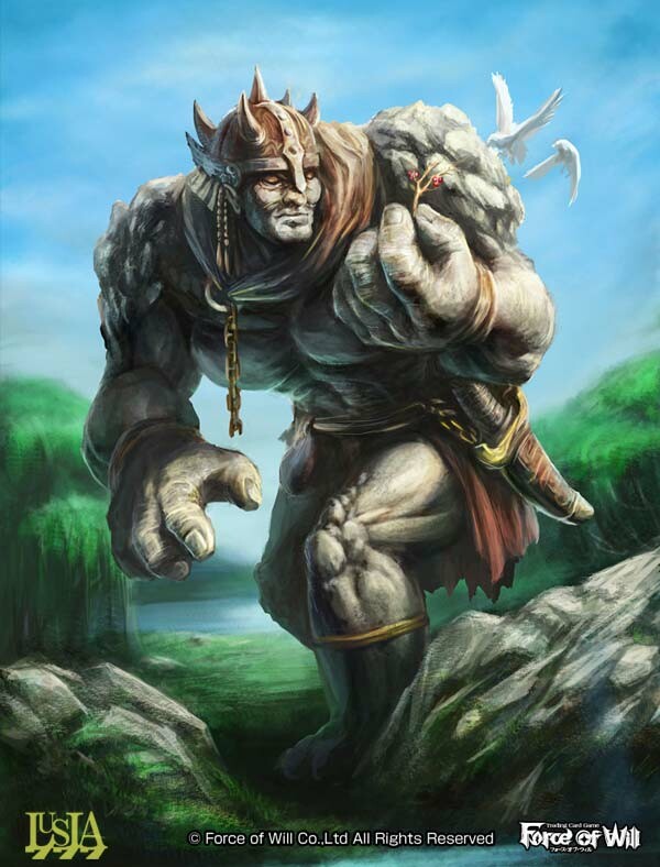 ArtStation - Granite giant / Force of will TCG