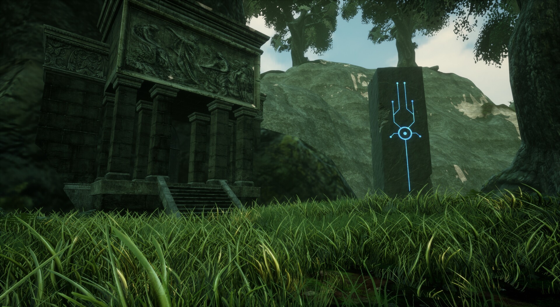 ArtStation - Forest Elven Ruins