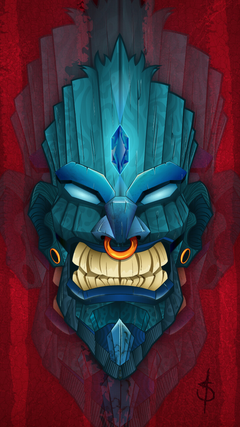 ArtStation - TIKI Mask Vector
