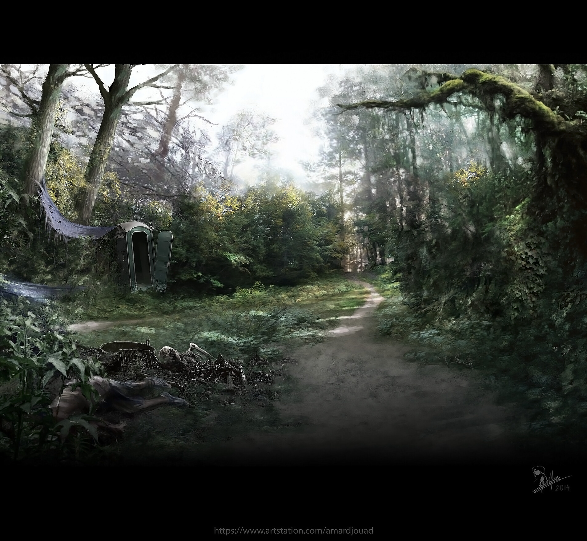 ArtStation - The Walking Dead - Forest