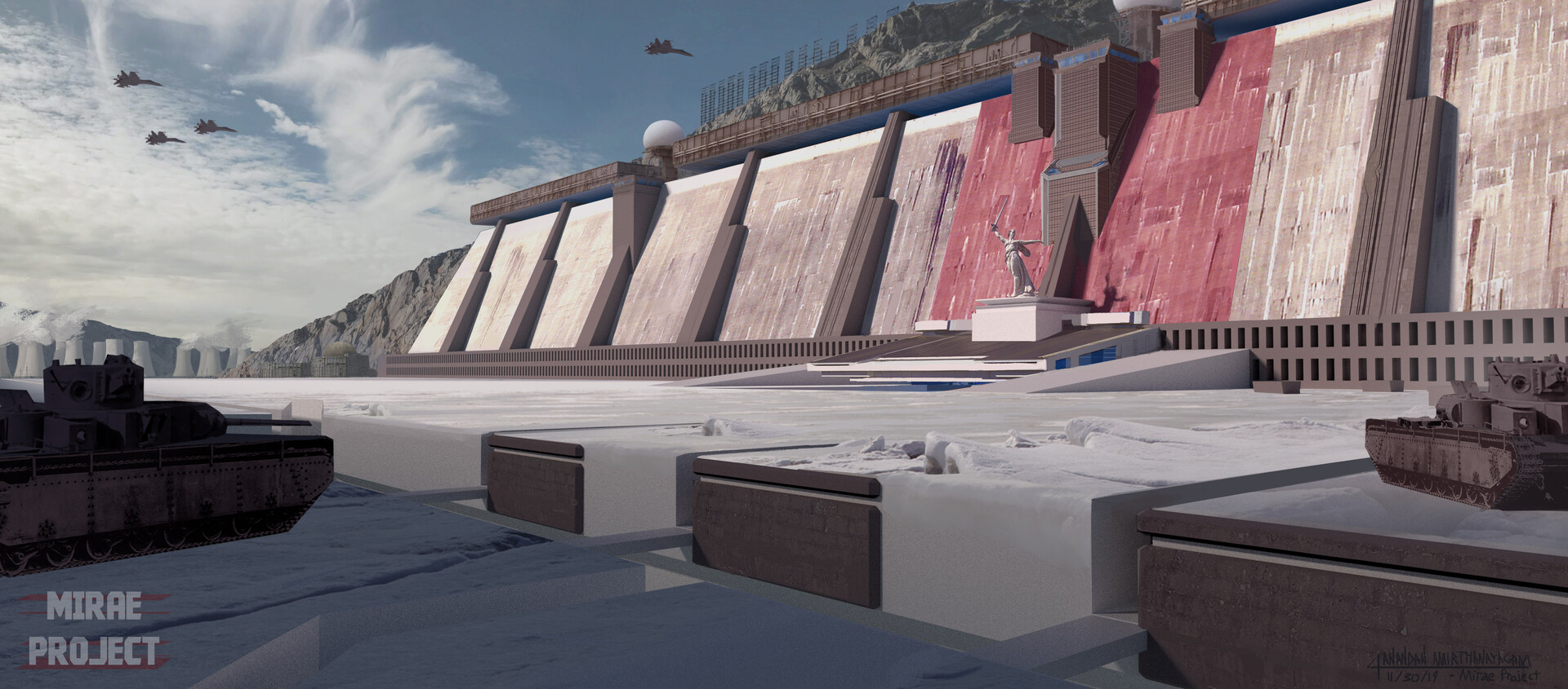 ArtStation - Frozen Fortress