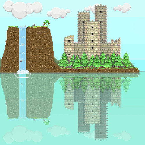 ArtStation - Island Castle