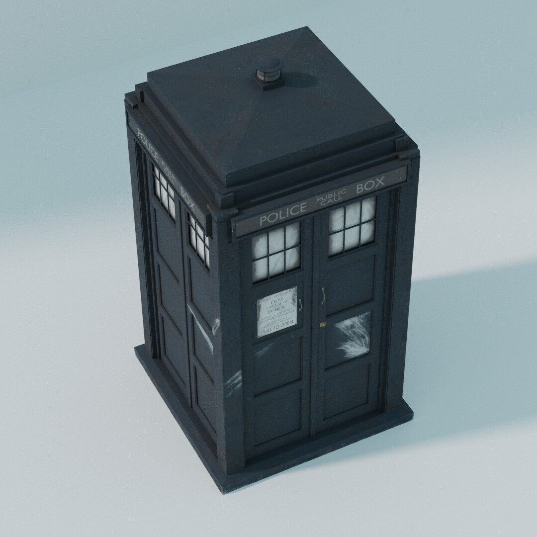 ArtStation - TARDIS Render - Blender 2.81