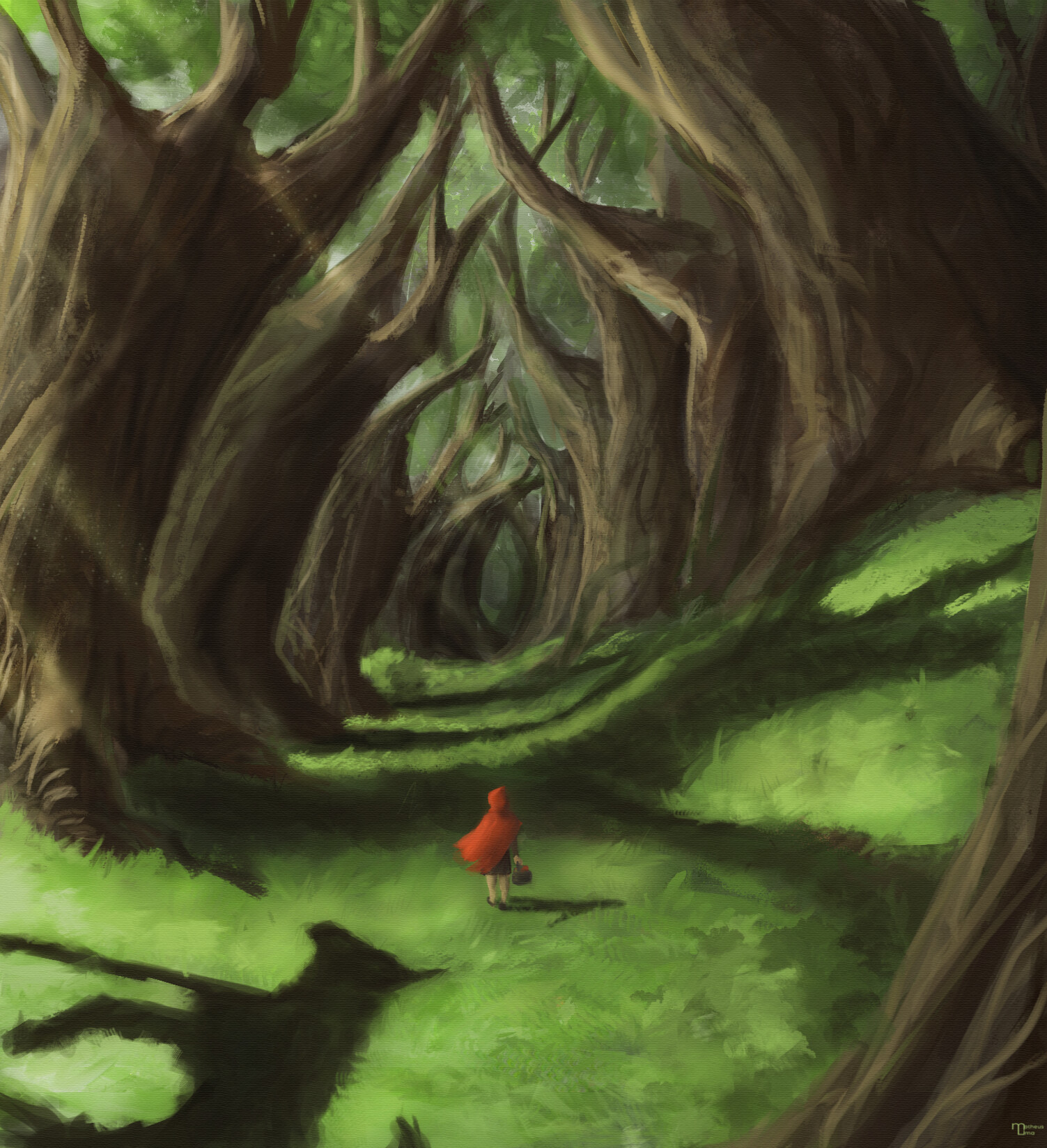 ArtStation - Little red riding hood