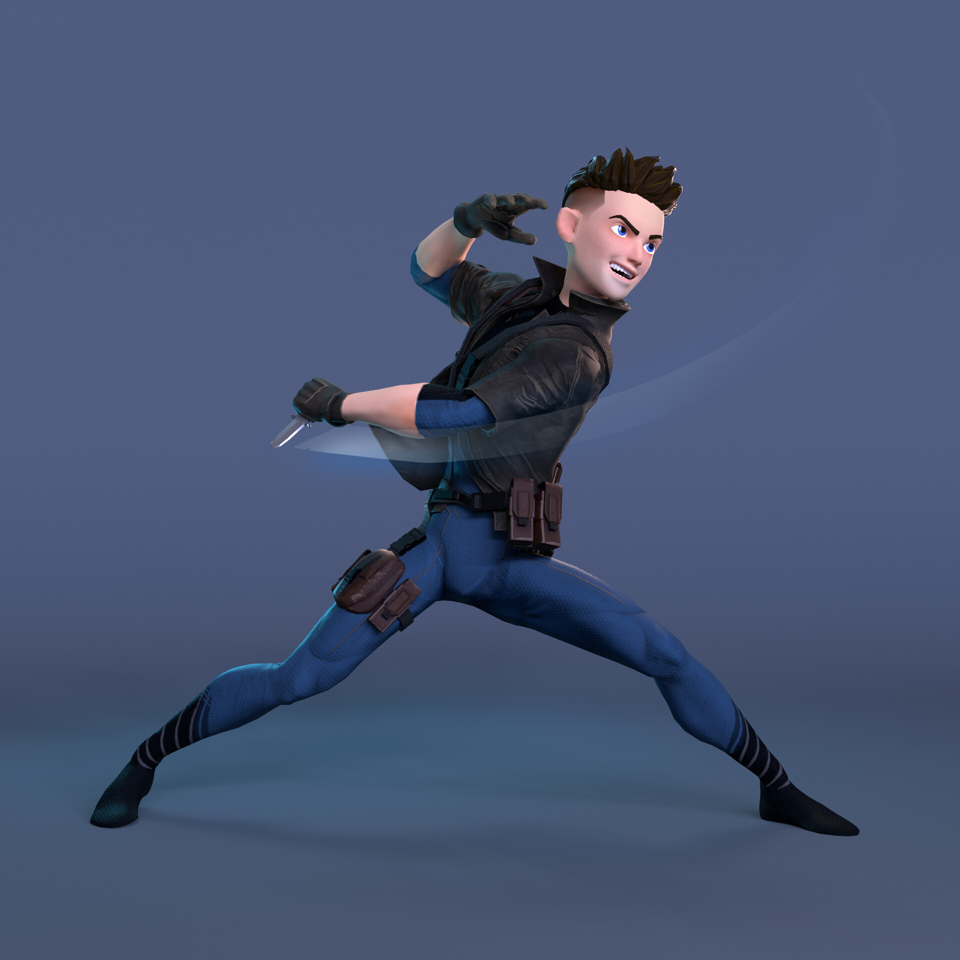 ArtStation - Stylized Game Character Super Hero Boy