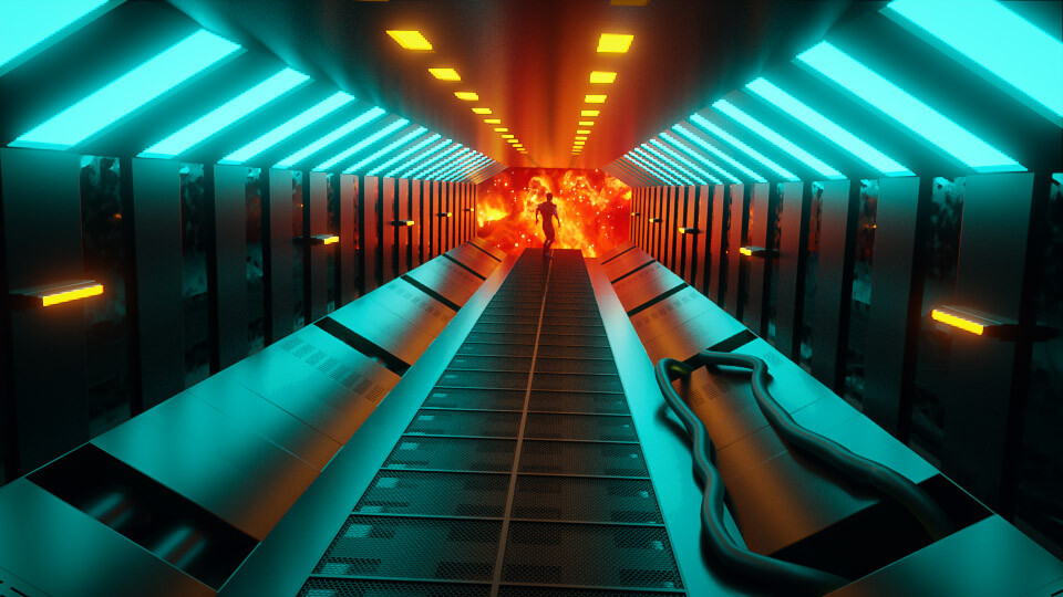 Geoffrey jay - Scifi coridor