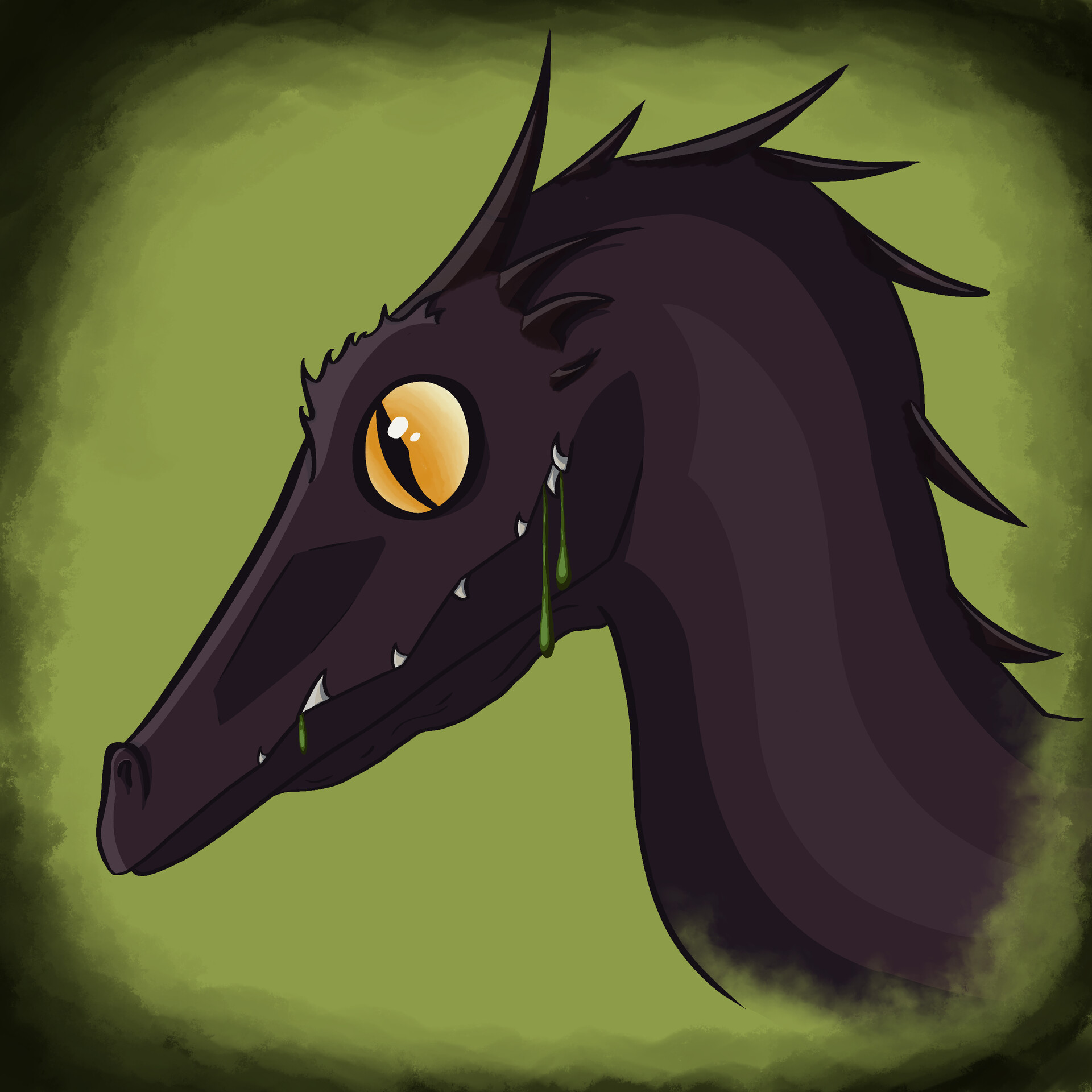 ArtStation - Acid Dragon Icon