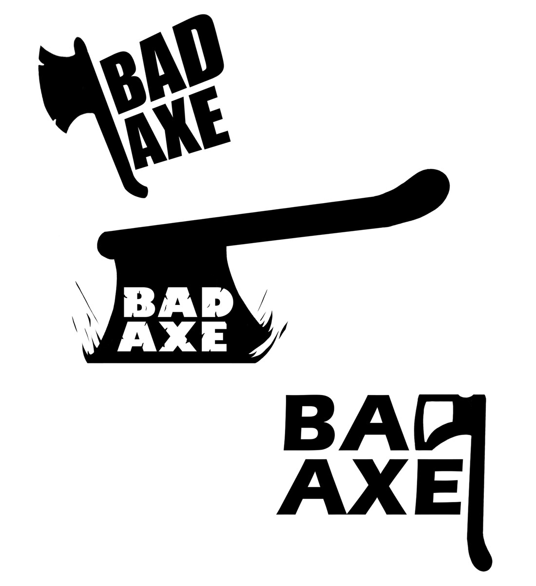 ArtStation - Bad Axe Rejected Logo designs