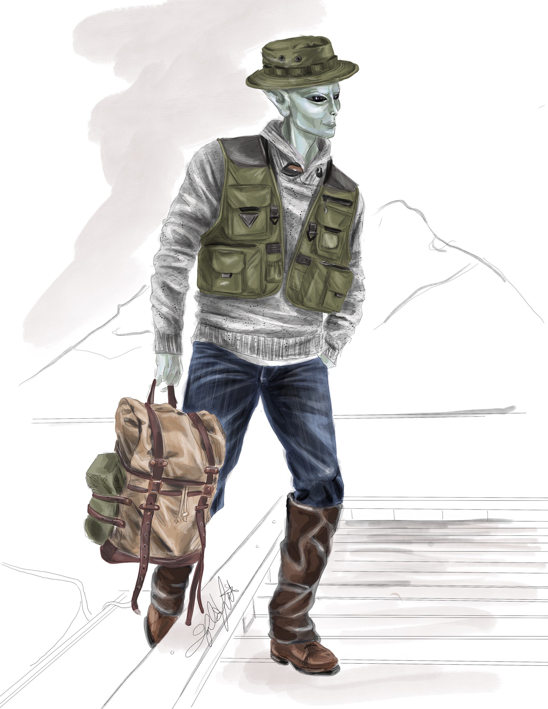 ArtStation - Resident Alien