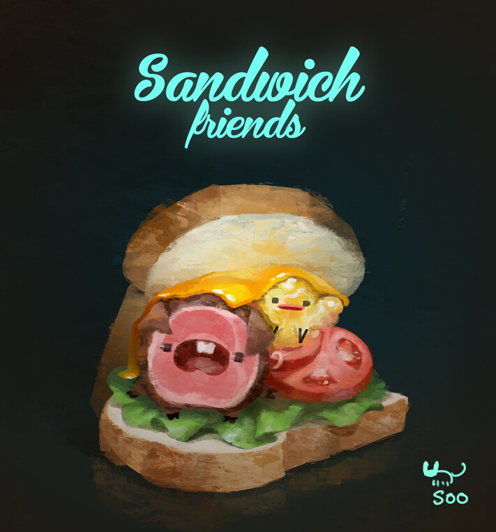ArtStation - Sandwich friends