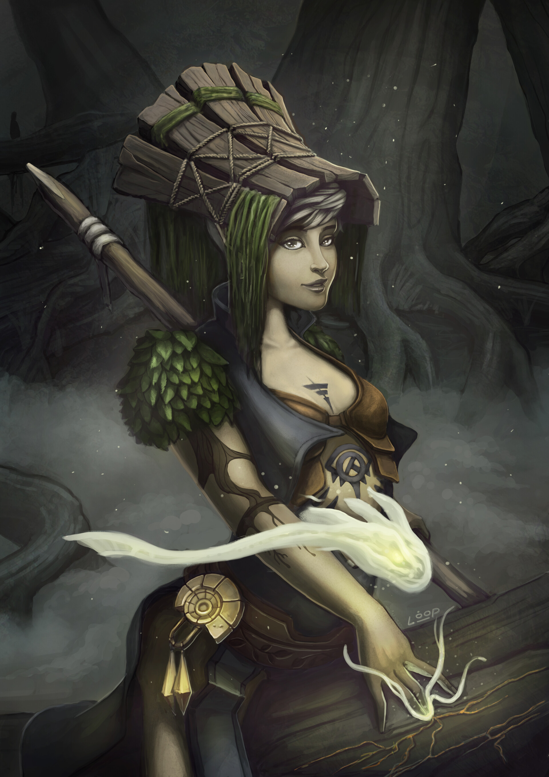 ArtStation - Bog Dryad