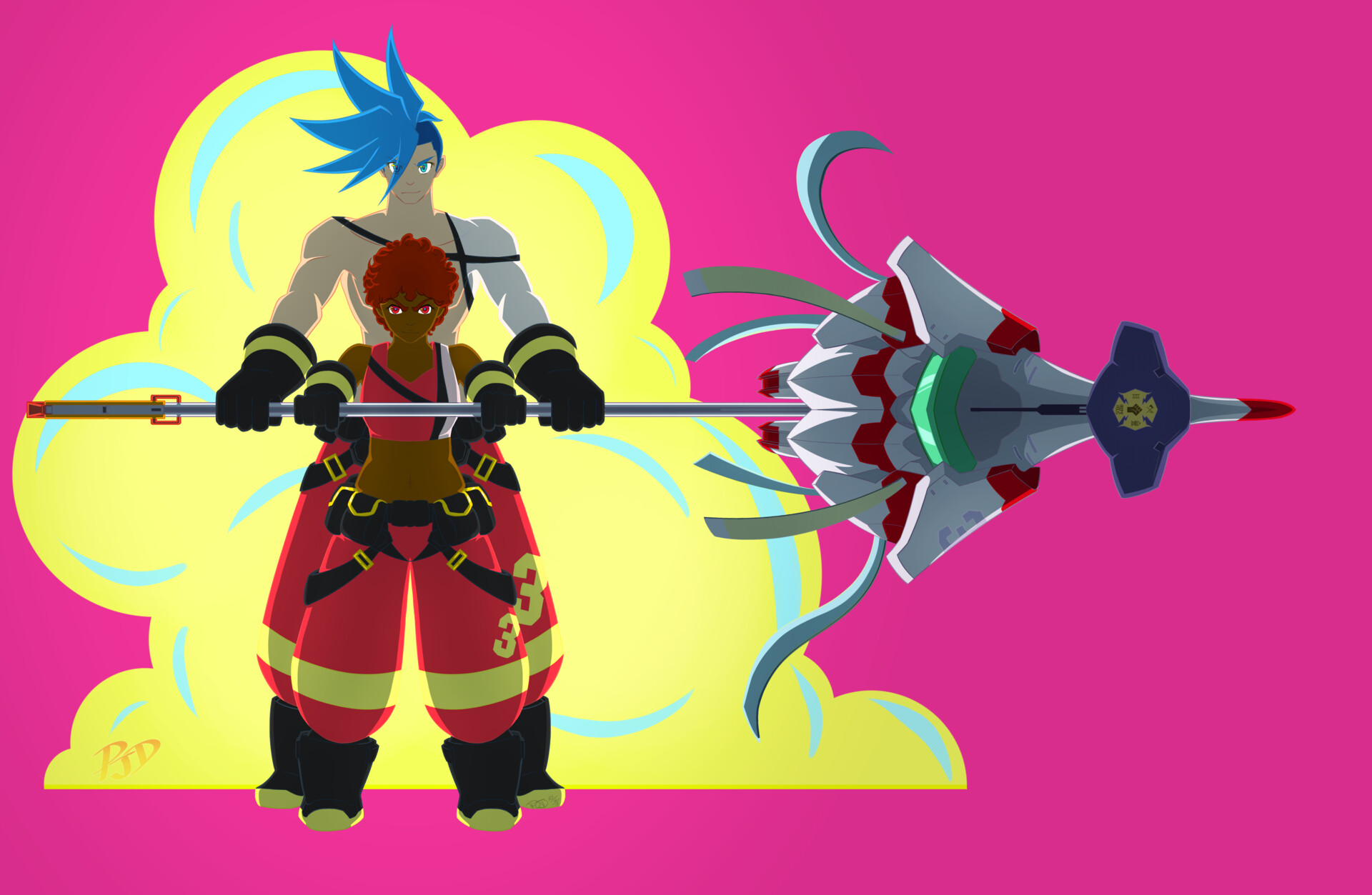 ArtStation - Promare Fanart